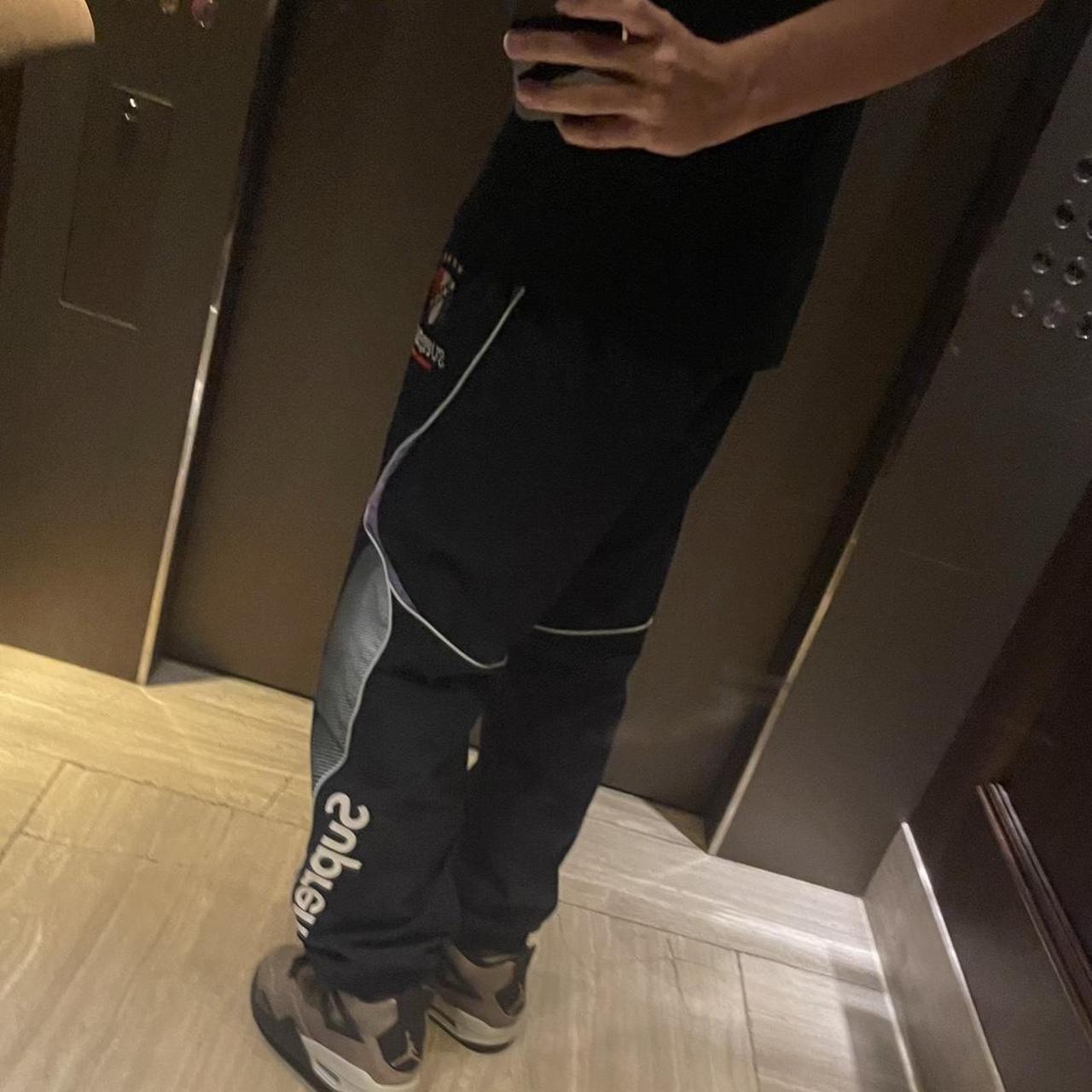 Supreme Umbro Track Pants Navy Blue Size Small (Fit... - Depop