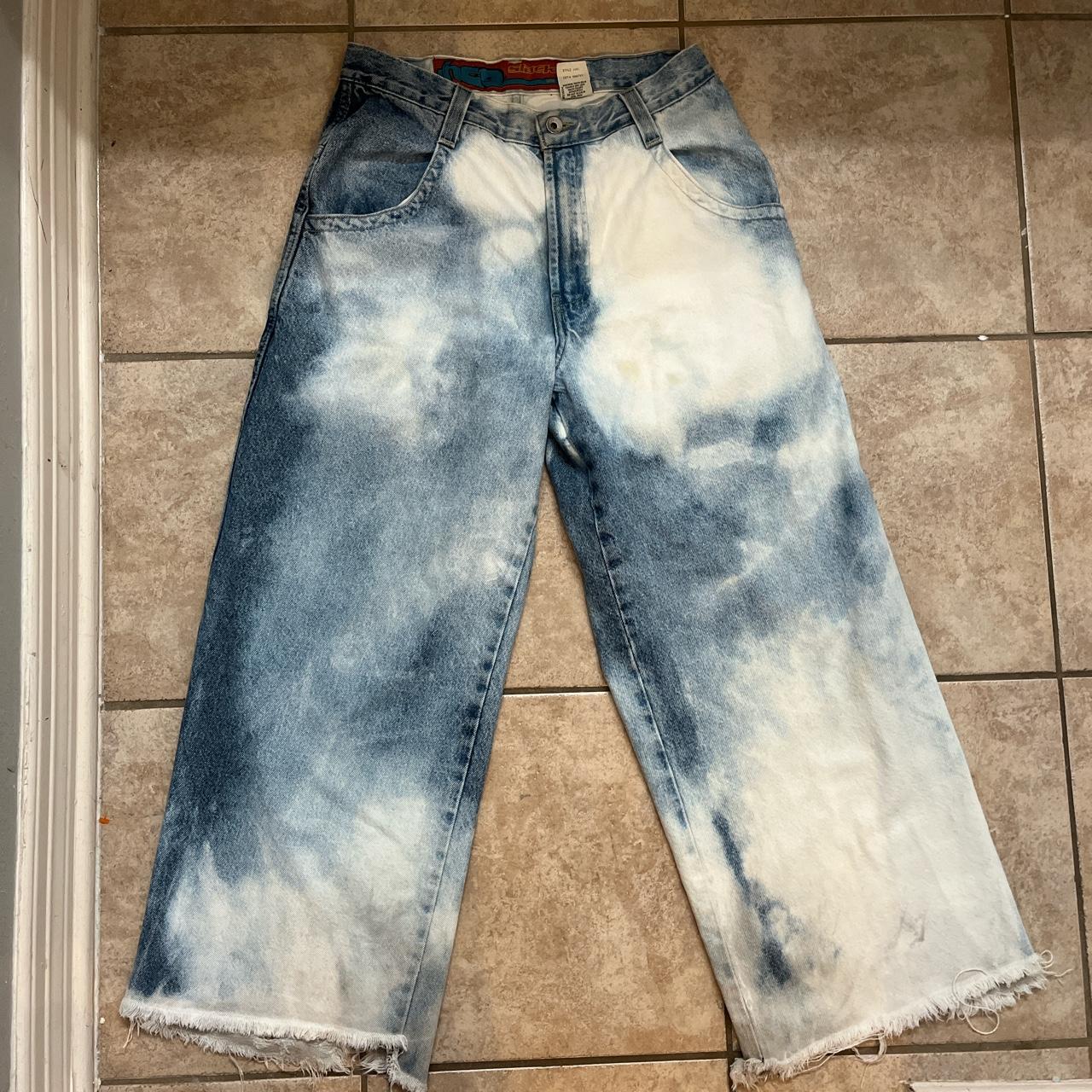 90S INSANELY RARE ACID WASH JNCO SLACKER JEANS 31... - Depop