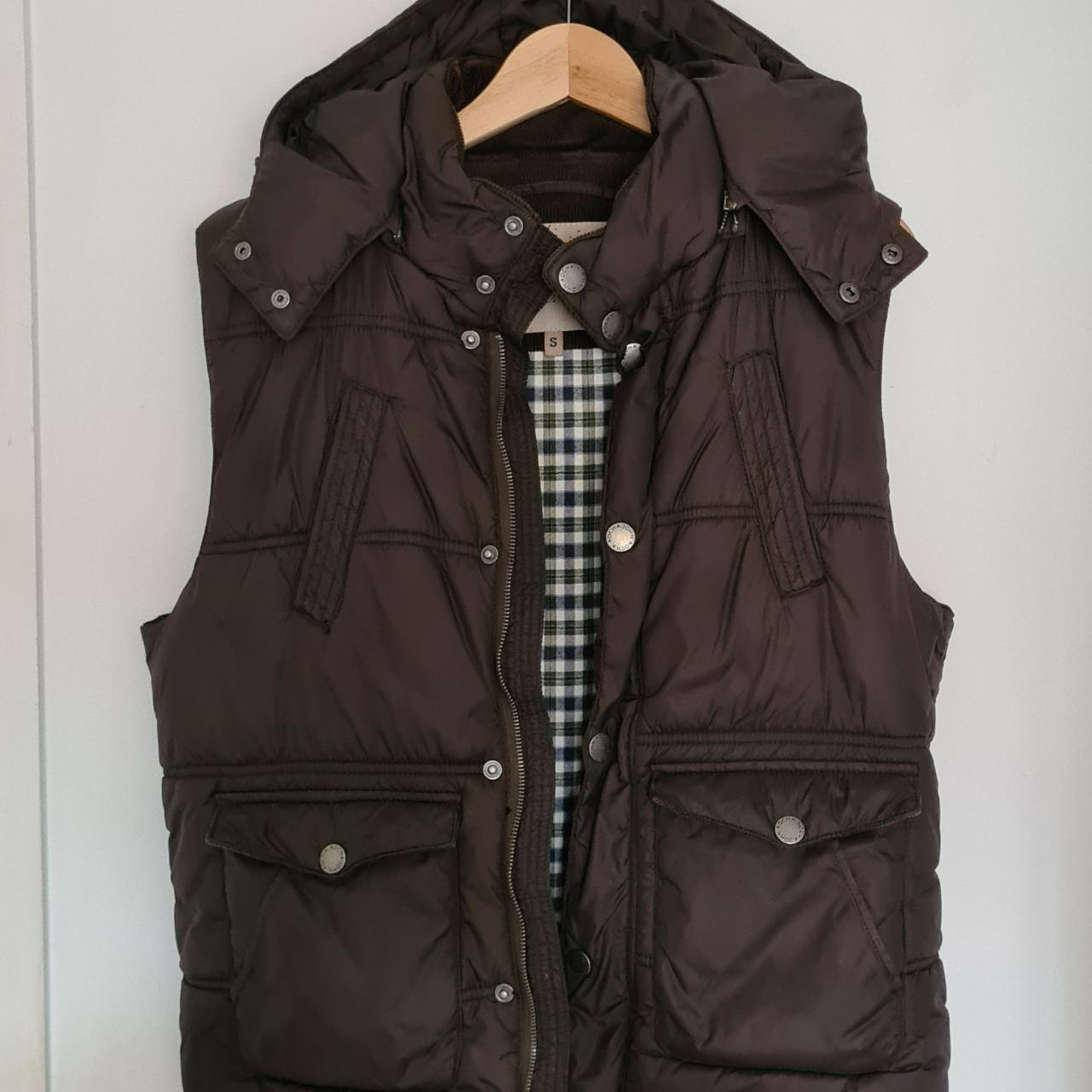 Mens Hooded Rocha John Rocha Gilet Thick and... - Depop