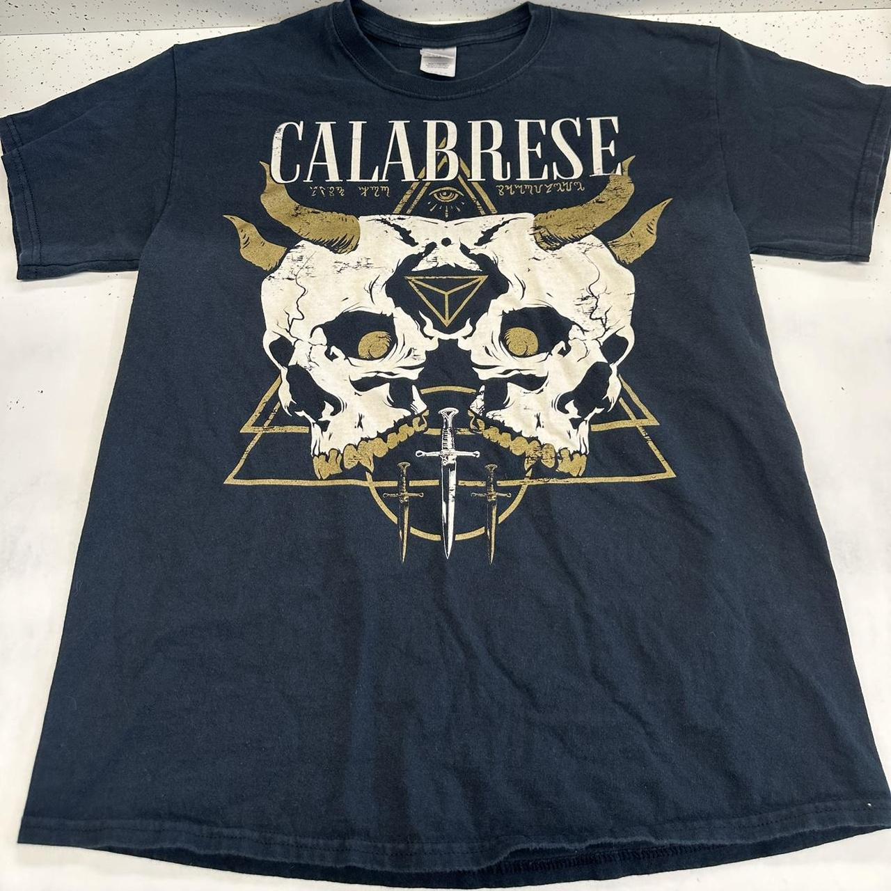 Calabrese t-shirt Horror rock Size L #horrorrock... - Depop