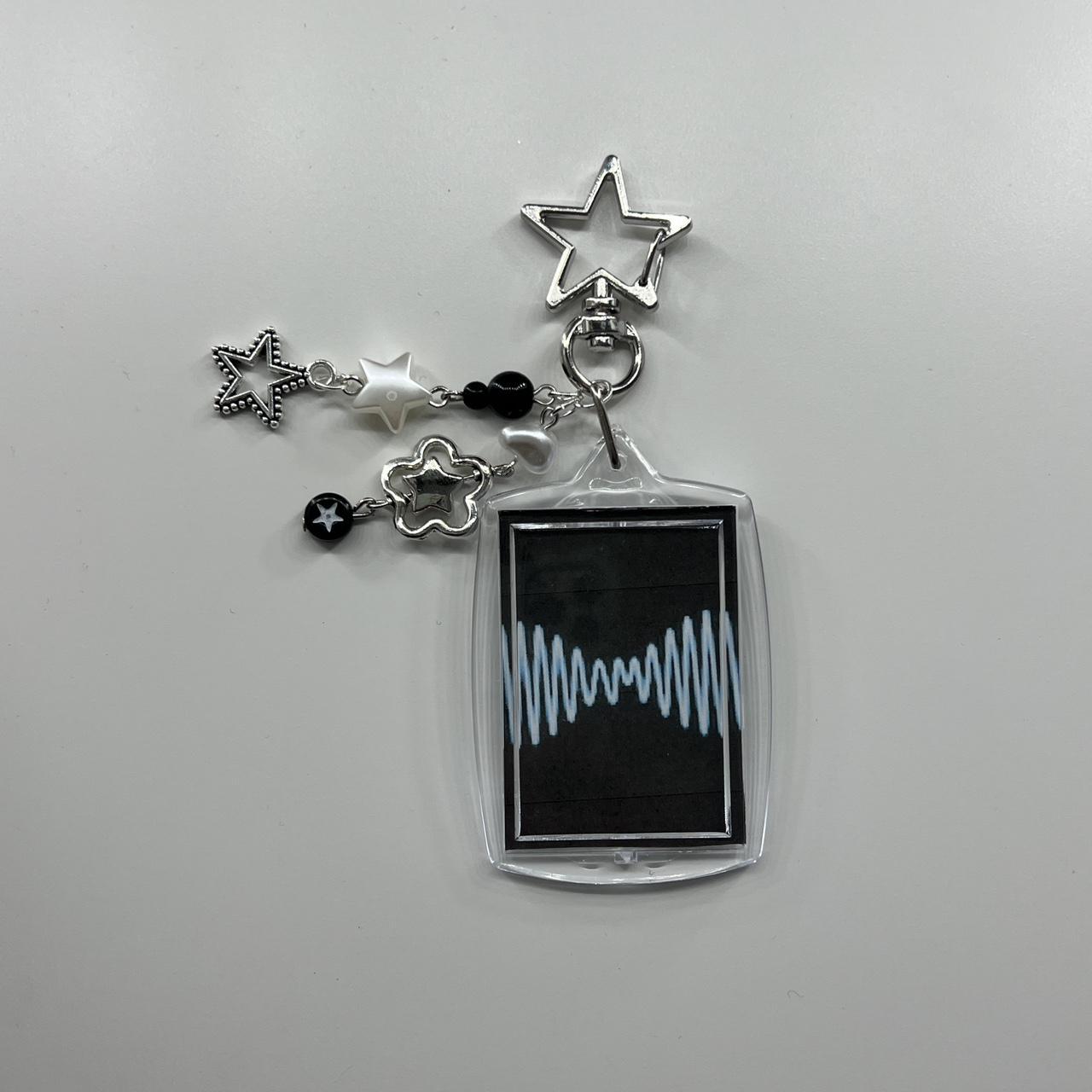 "AM" Arctic Monkeys beaded keychain - silver ･ﾟ:... - Depop