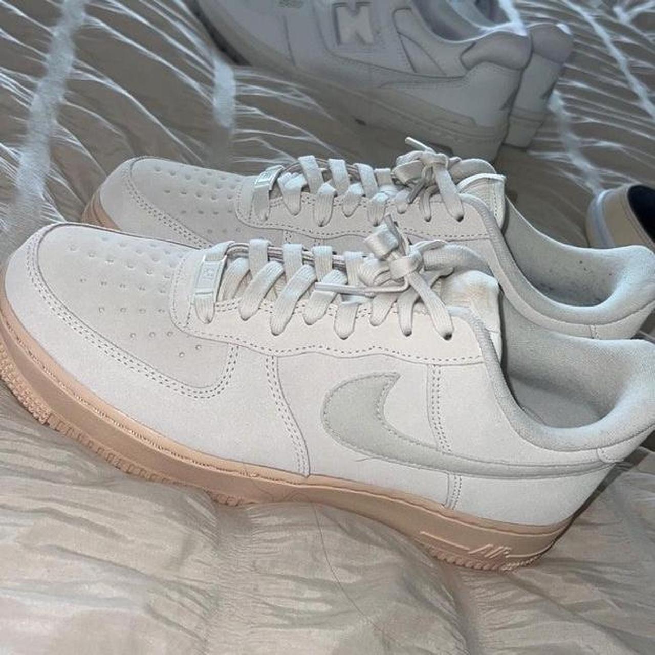 Nike Air Force 1 suede - Summit White Nike AF1... - Depop