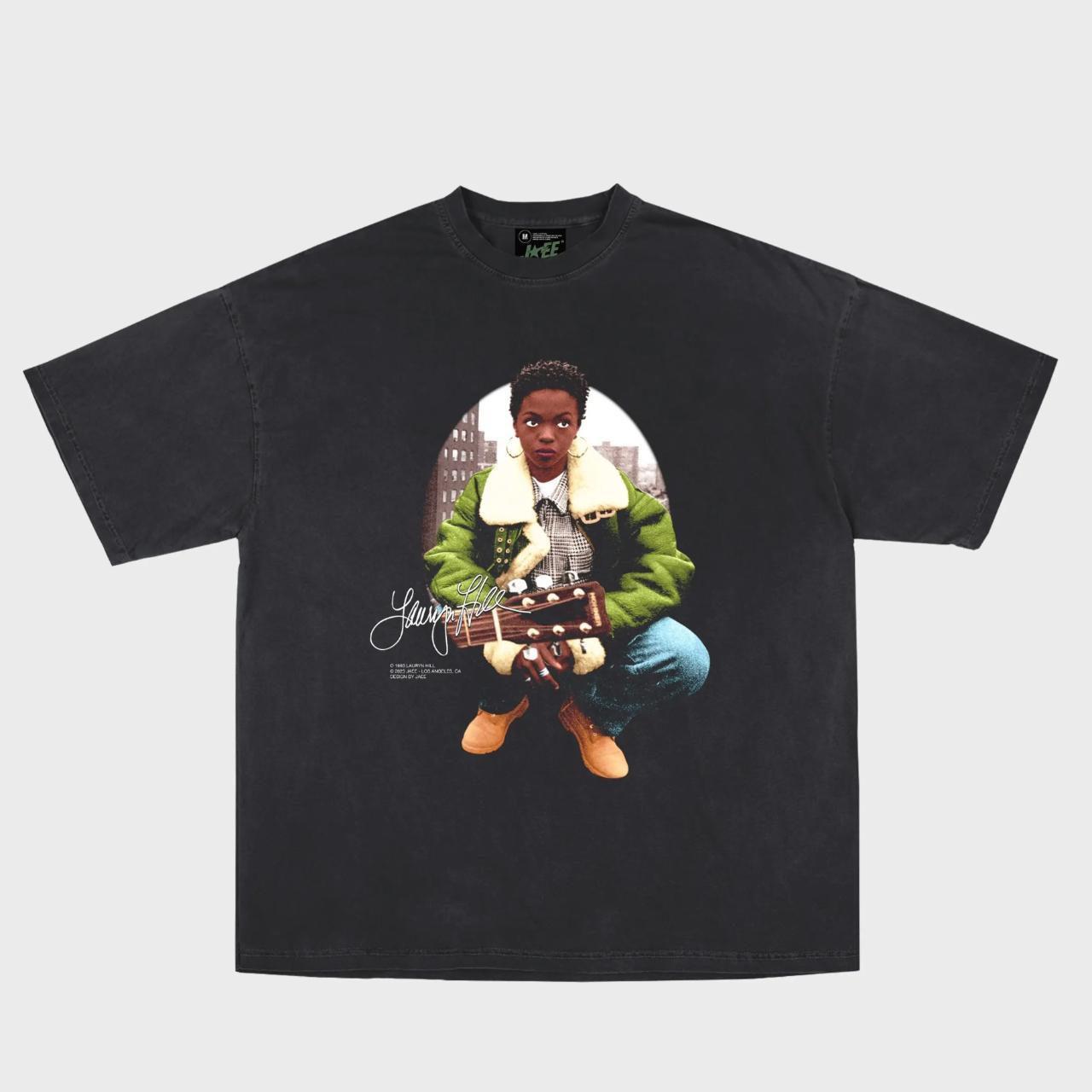 Jaee Editz Lauryn Hill Oversized Vintage Graphic Tee... - Depop