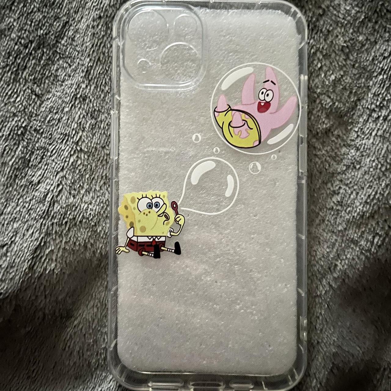 two matching spongebob and patrick phone cases... - Depop