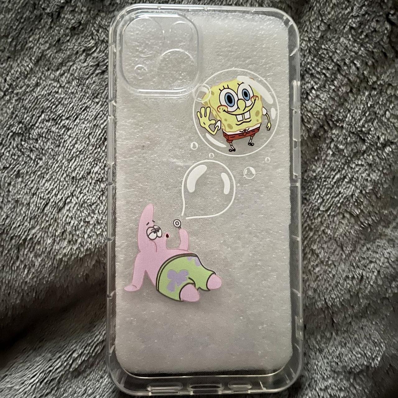 two matching spongebob and patrick phone cases... - Depop