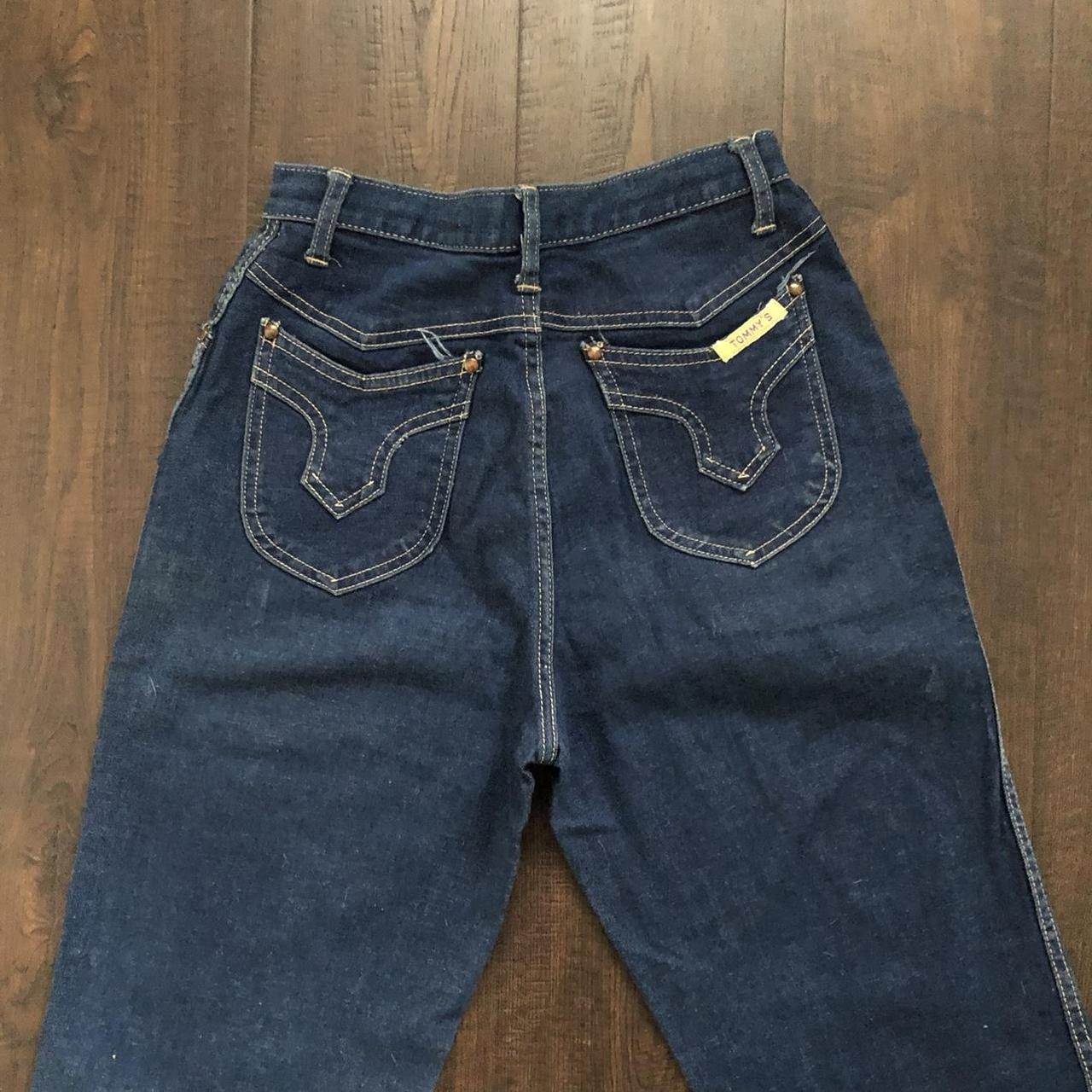 Gorgeous vintage 70s 80s blue jeans 🤍 label is... - Depop