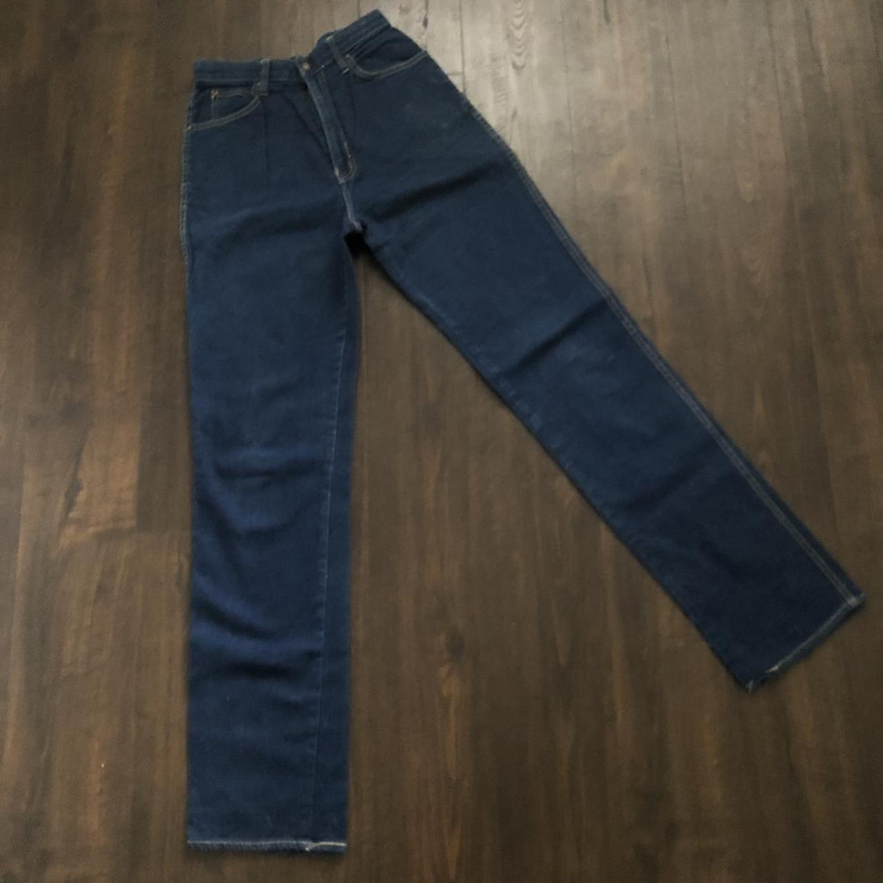 Gorgeous vintage 70s 80s blue jeans 🤍 label is... - Depop