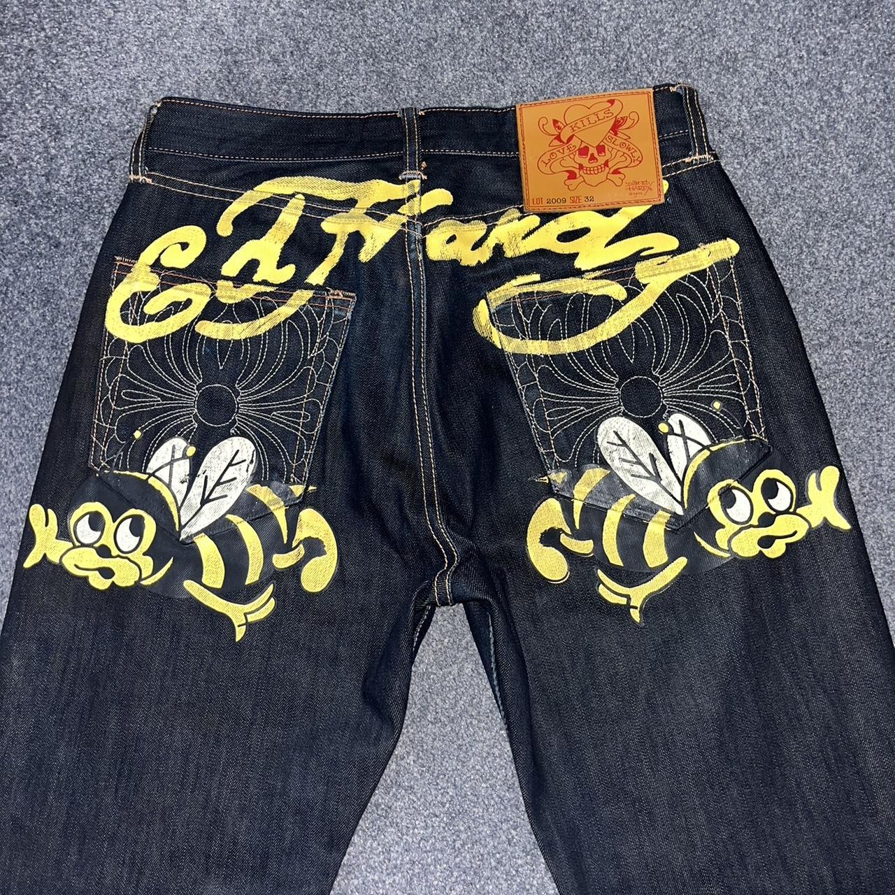 Ed hardy bumble bee jeans- 2009. 32x32 These... - Depop