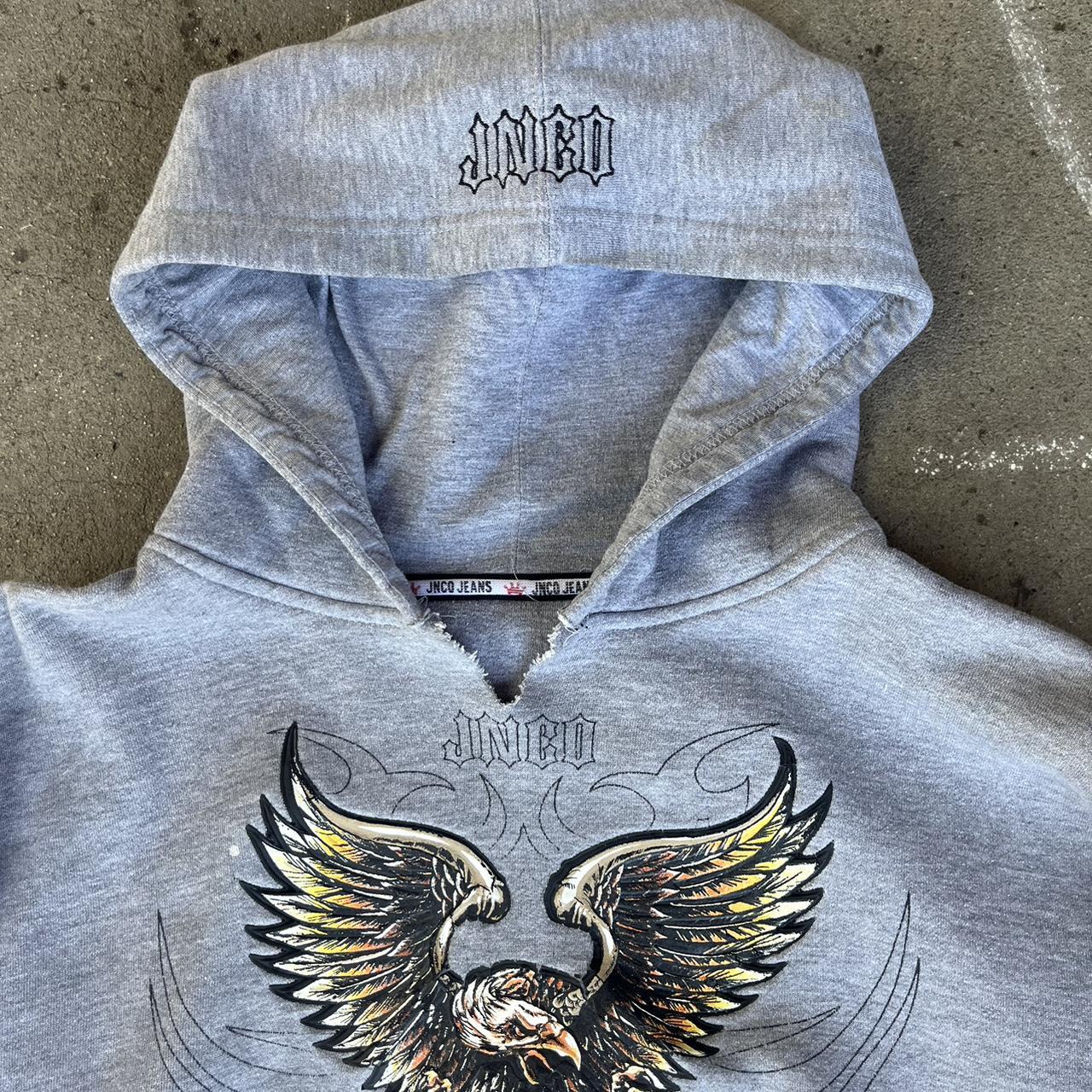 VINTAGE JNCO EAGLE HOODIE FITS LIKE AN L/XL (dm... - Depop