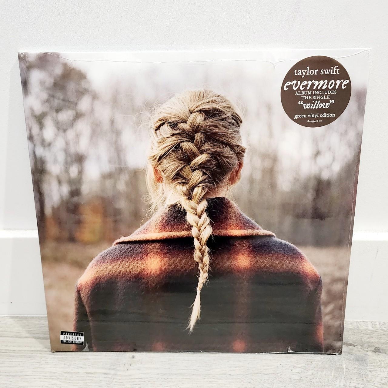 Taylor Swift Evermore 2LP Green Vinyl... - Depop