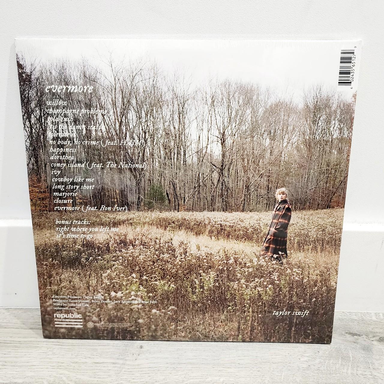 Taylor Swift Evermore 2LP Green Vinyl... - Depop