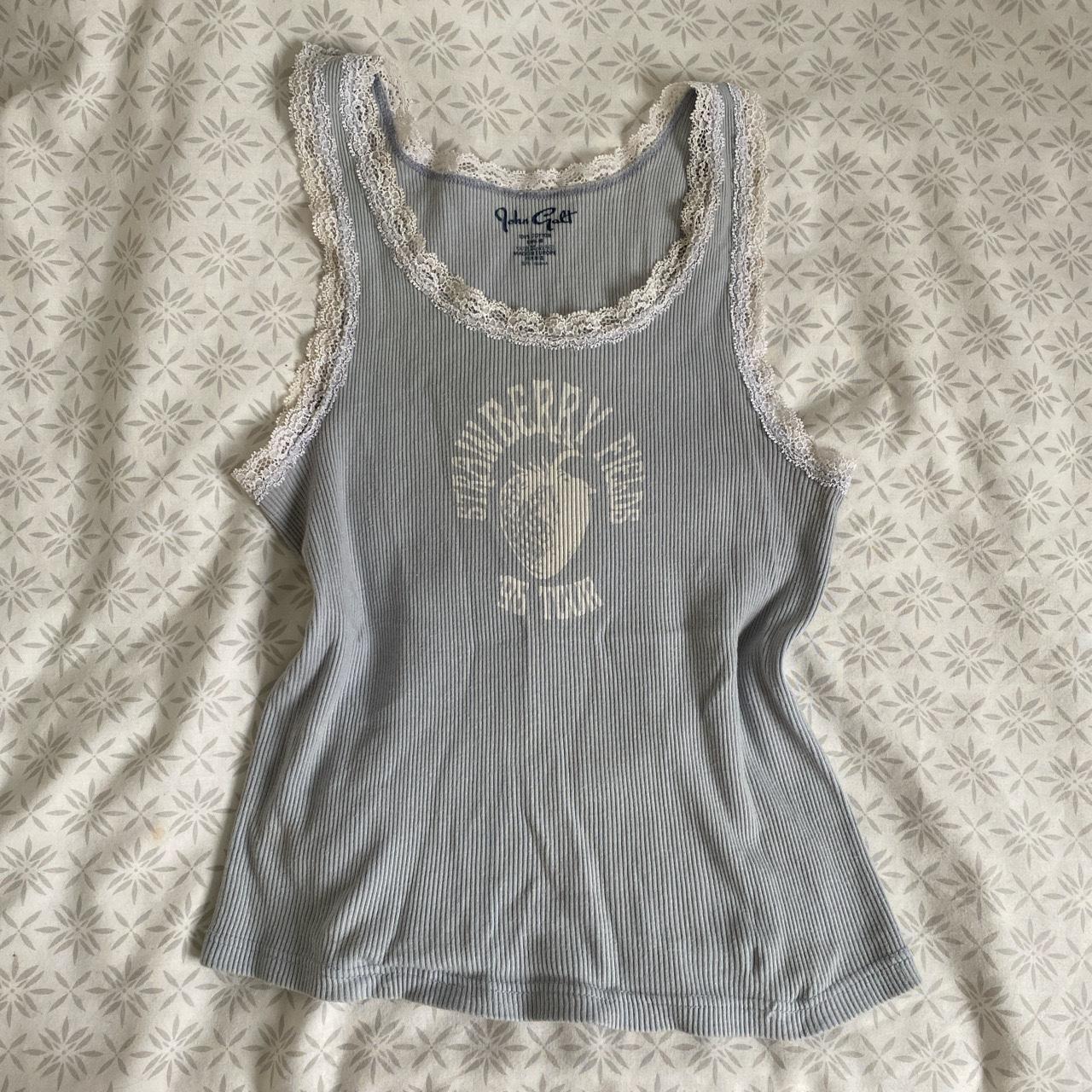 super cute brandy tank, beatles inspired few signs... - Depop