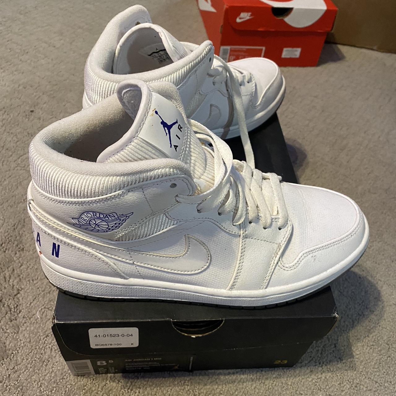 Jordan 1 Mid - White Concords Very clean I’ve just... - Depop
