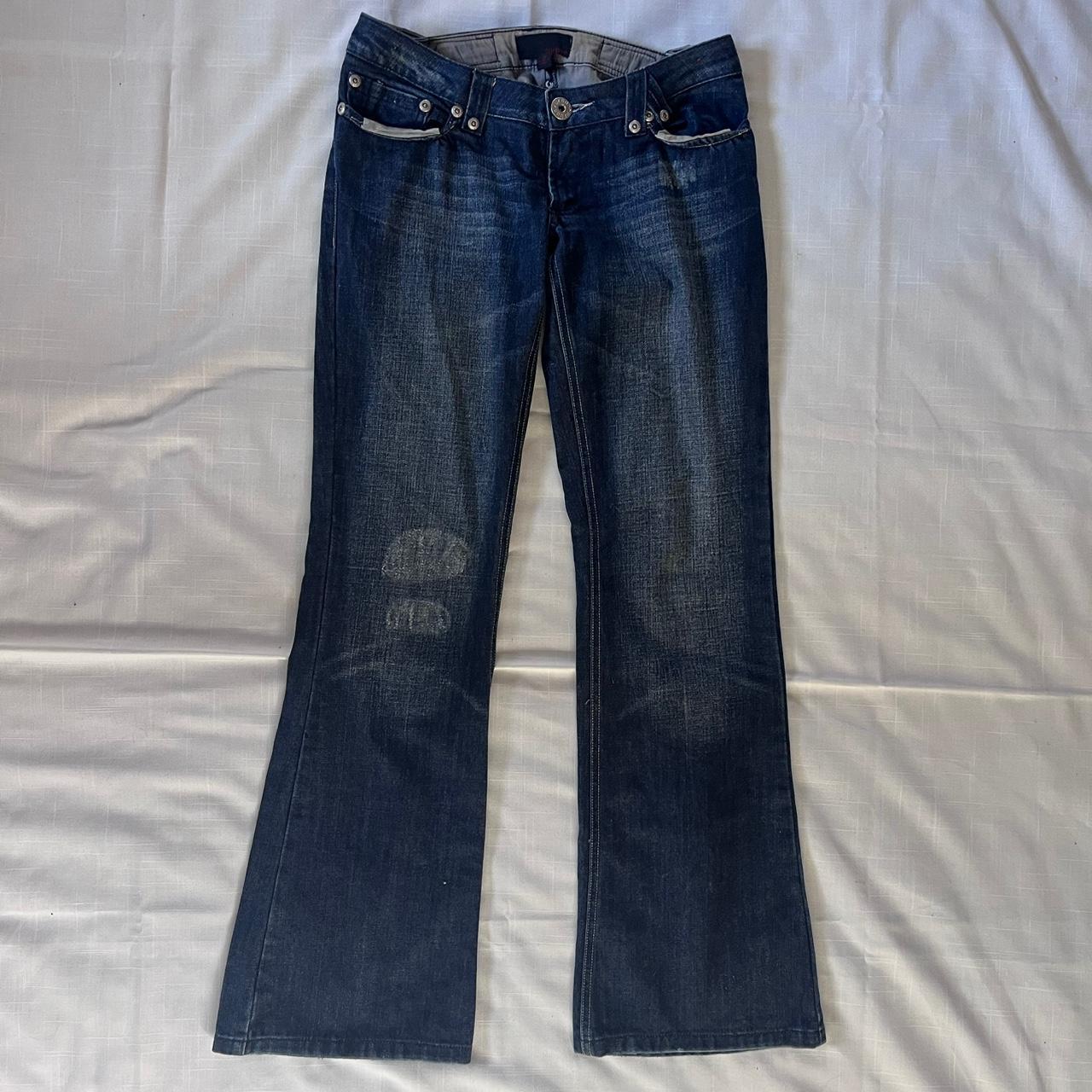 INSANE ULTRA low rise Nearly G rise designer jeans... | Depop