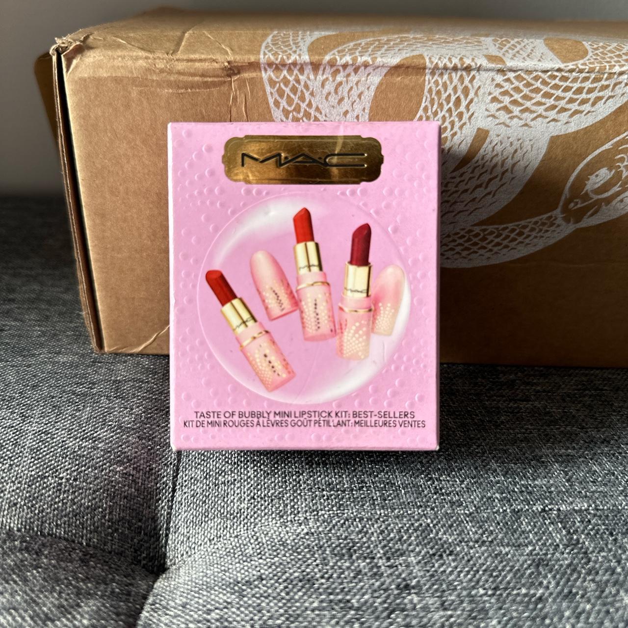 MAC limited, edition, mini lipsticks x3 - Depop