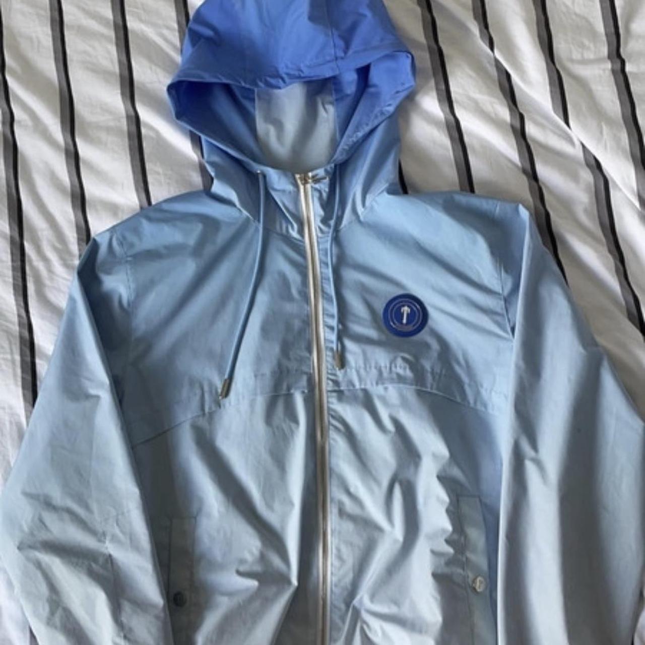 Light blue Trapstar Windbreaker - Depop