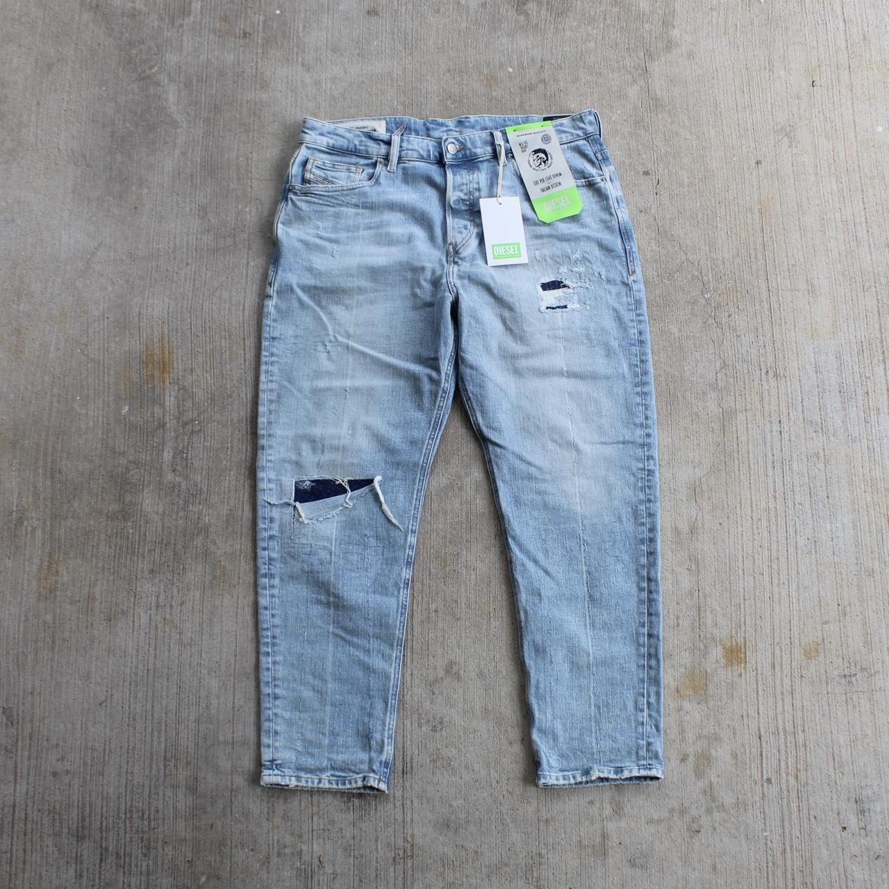 Deadstock distressed Diesel denim jeans never worn... - Depop