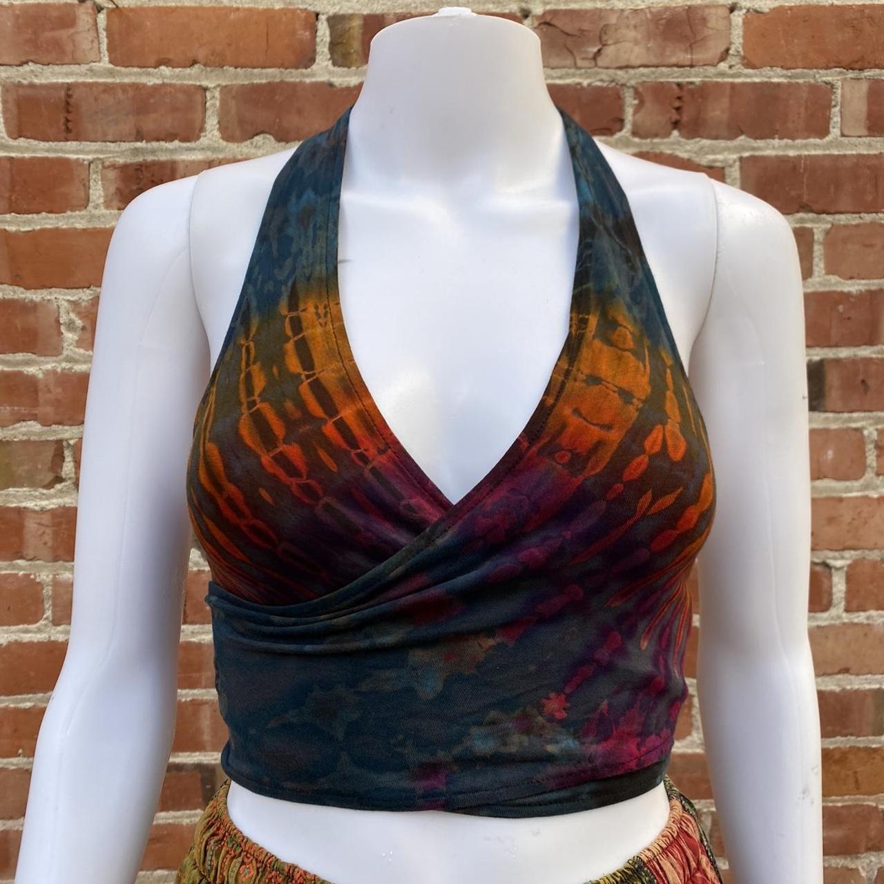 New tie up halter top New style wrap top that can... - Depop