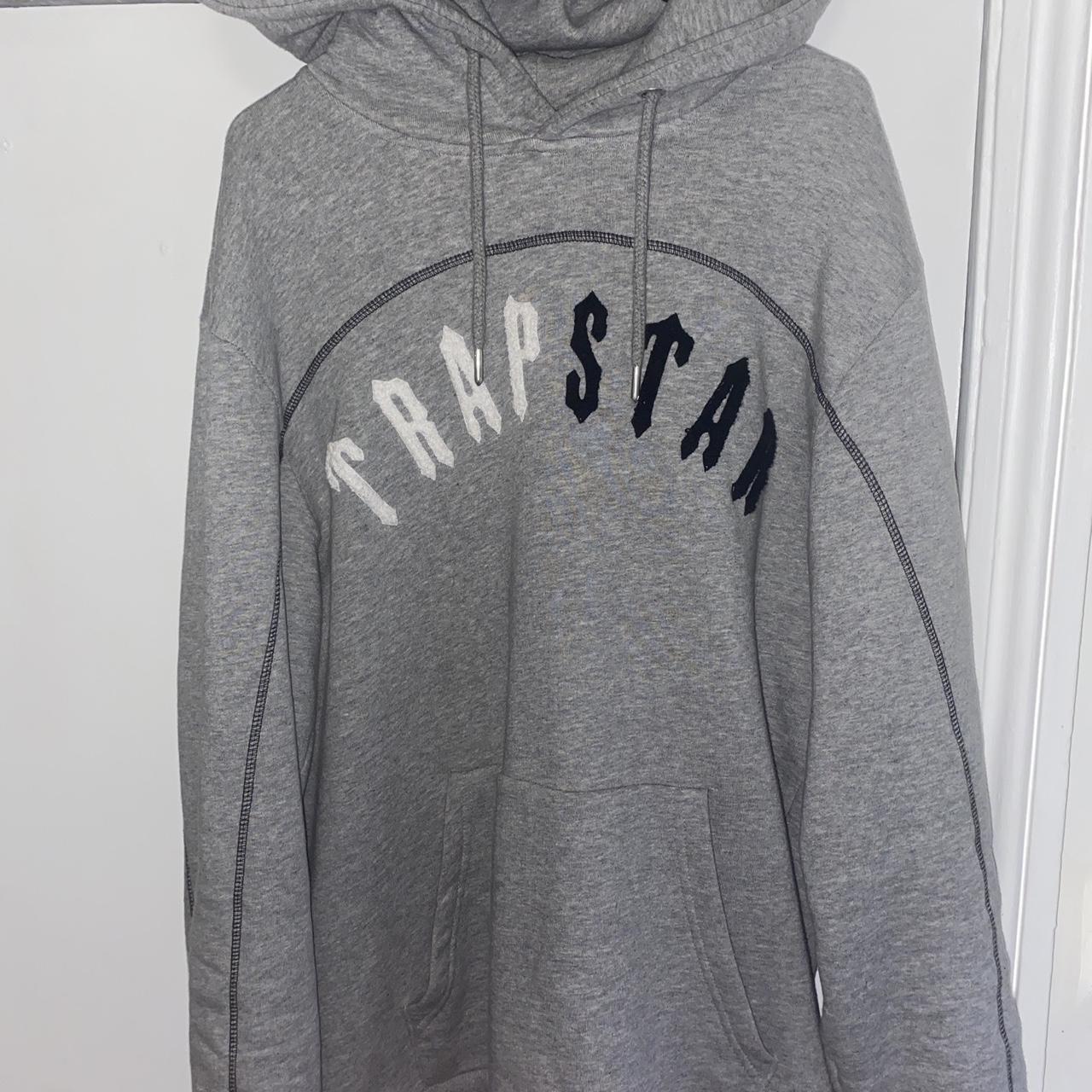 “RARE” Trapstar irongate arch chenille hoodie... - Depop