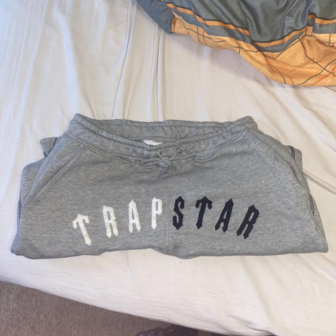 “RARE” Trapstar irongate arch chenille hoodie... - Depop
