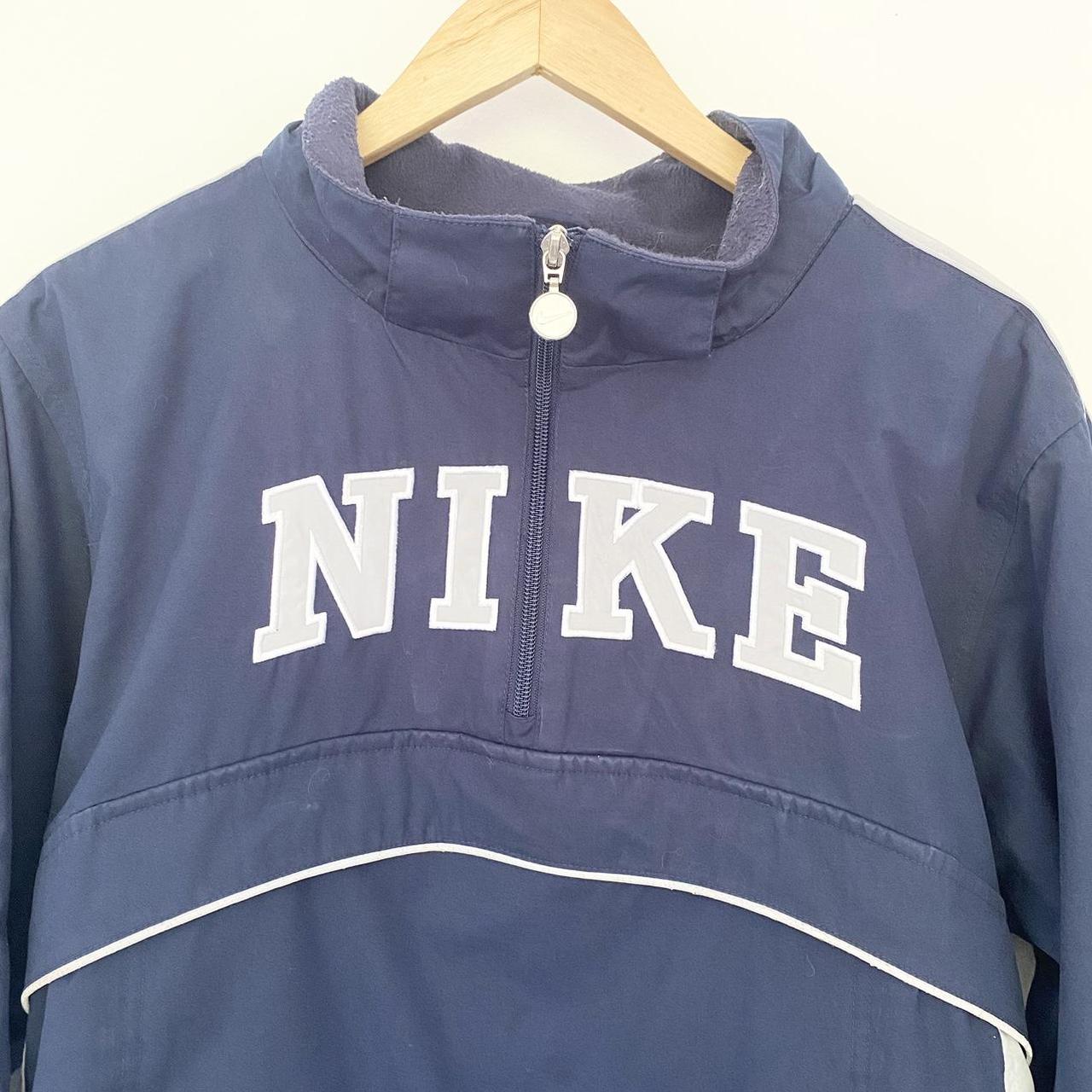 Vintage Nike Pullover Jacket 00s Navy Men's XL 📐... - Depop
