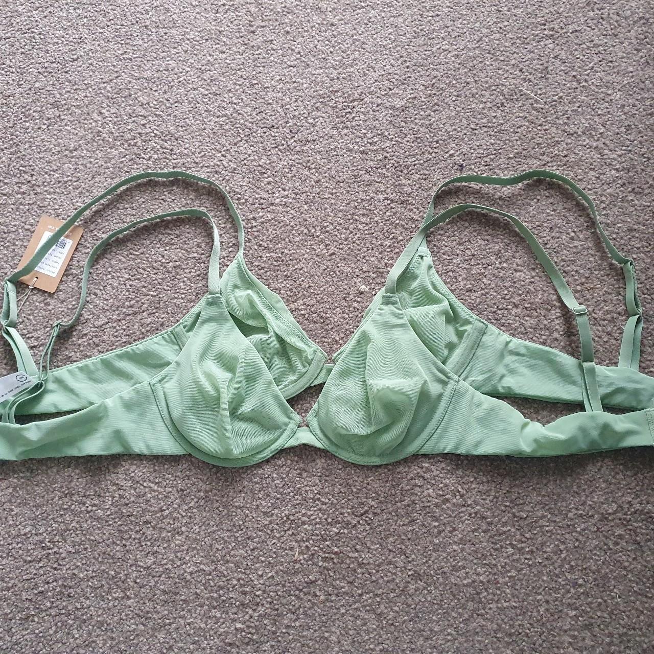 Two 12B Nala floshy mesh underwire bras. Colour... - Depop
