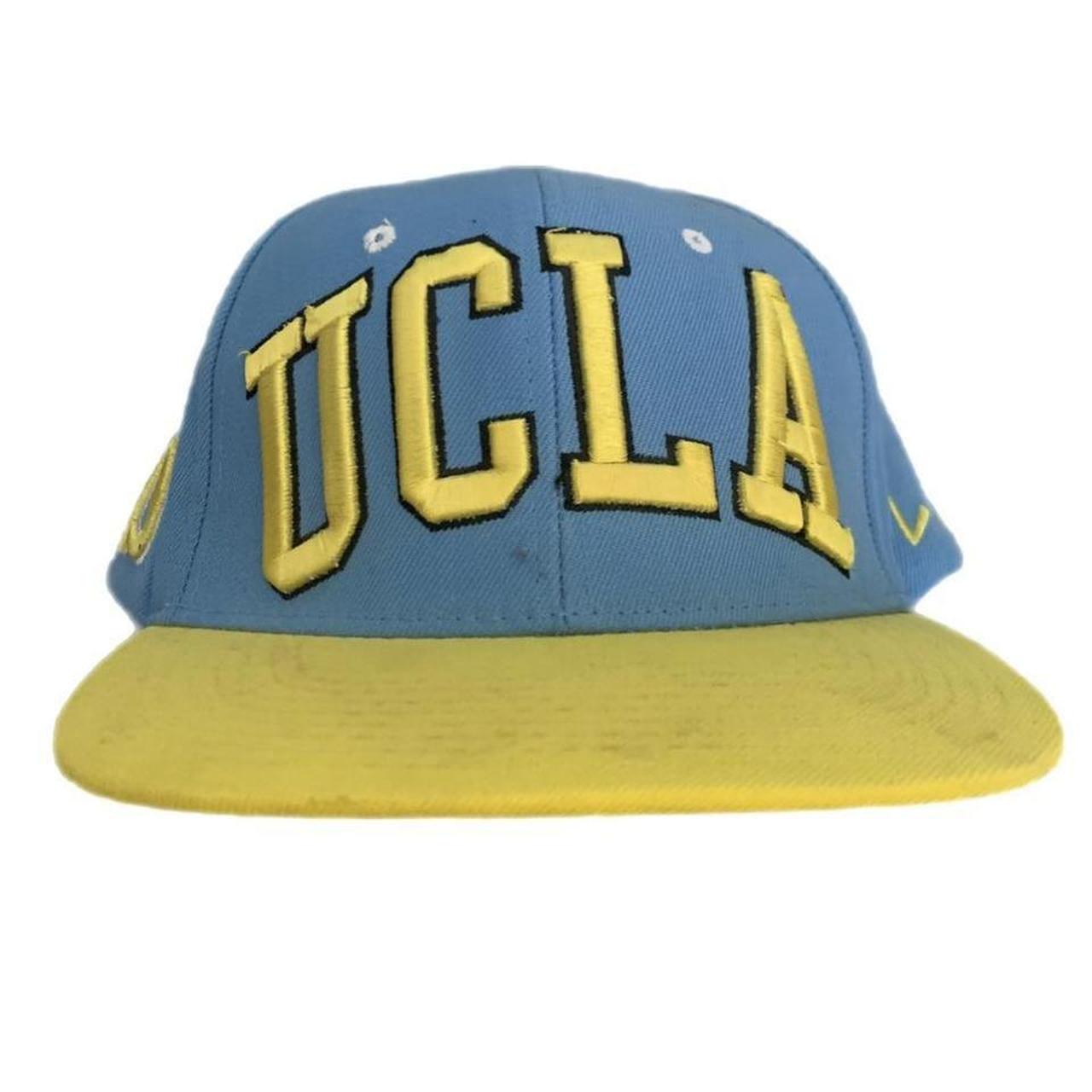 vintage UCLA flat brim hat minor stain on... - Depop