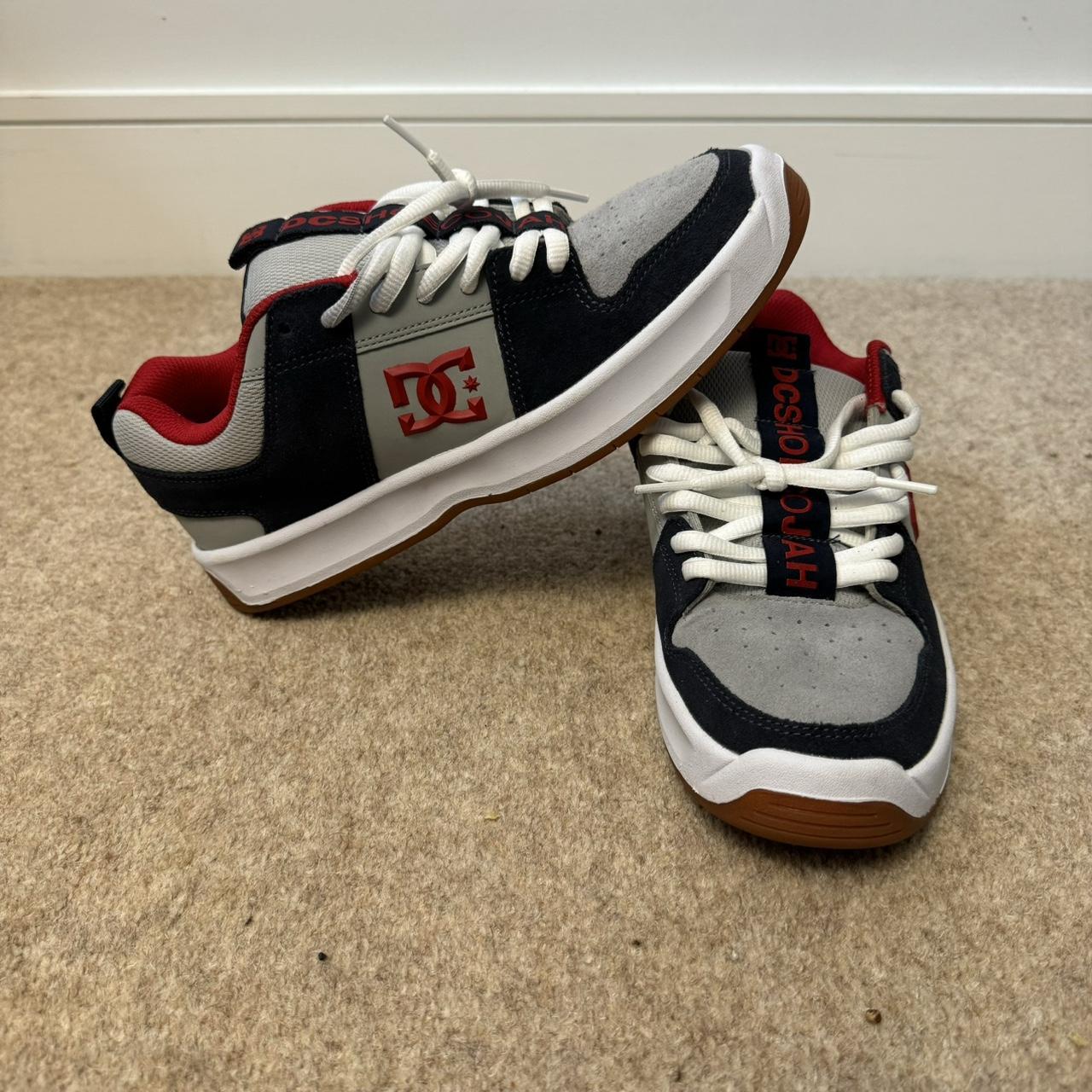 DC Lynx Zero shoe (navy/gray/red) Jamir Brown pro... | Depop