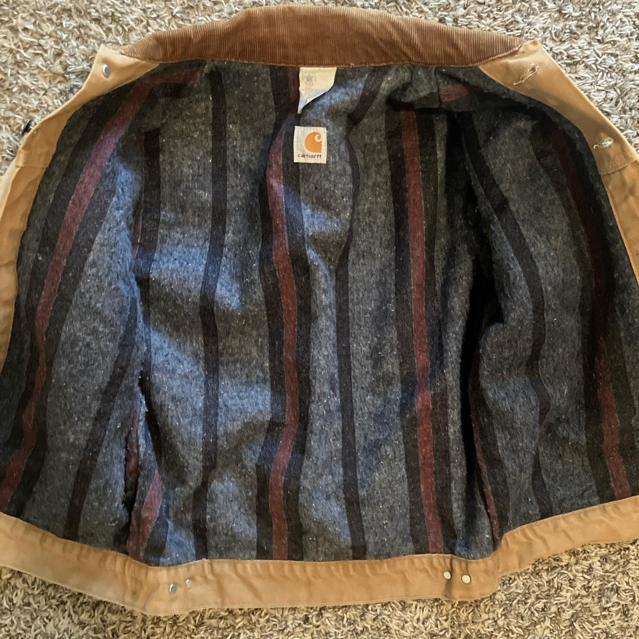 VTG 1989 Carhartt Blanket Lined Trucker Jacket Work... - Depop