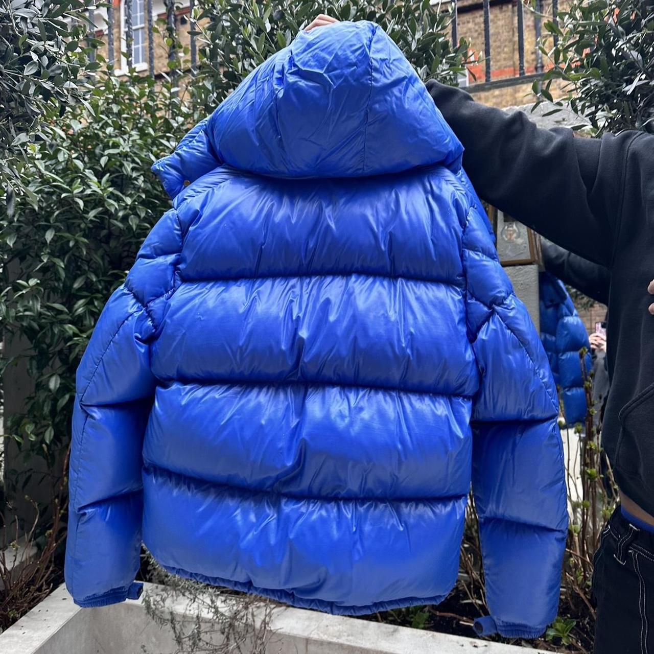 Rare Moncler Montbeliard Blue Down Puffer Jacket 💙... - Depop