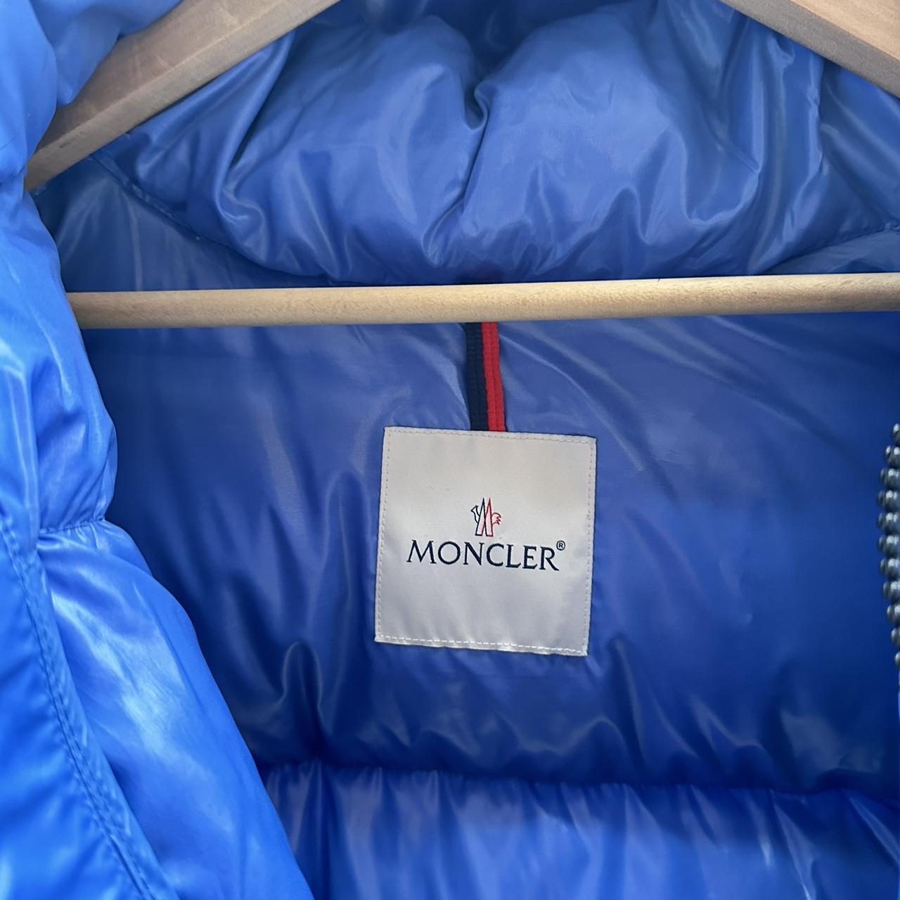 Rare Moncler Montbeliard Blue Down Puffer Jacket 💙... - Depop