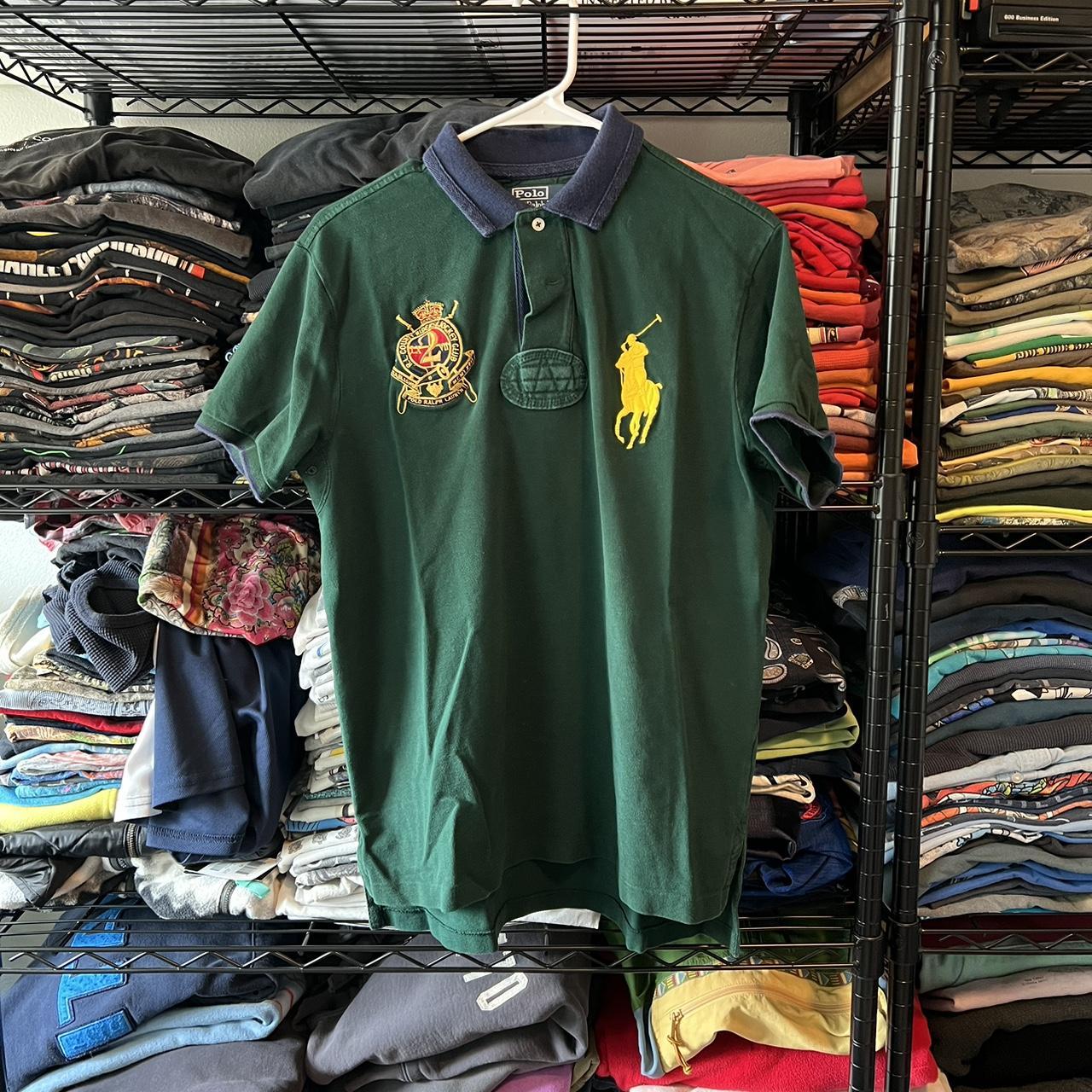 Polo Ralph Lauren County Riders Polo Large slim... - Depop