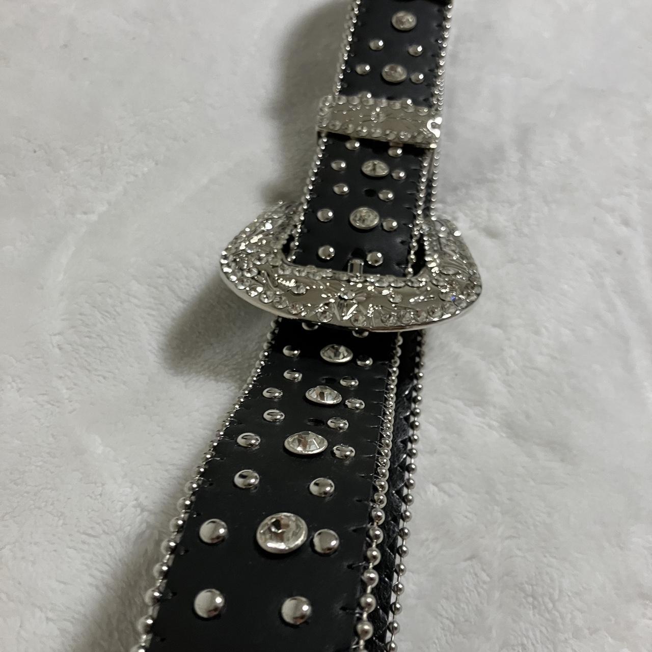 cross studded belt #y2k #emo #cross #studded #belt - Depop