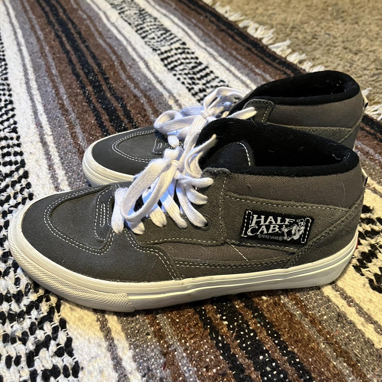 Grey Vans half cab Worn literally twice *NEVER... - Depop