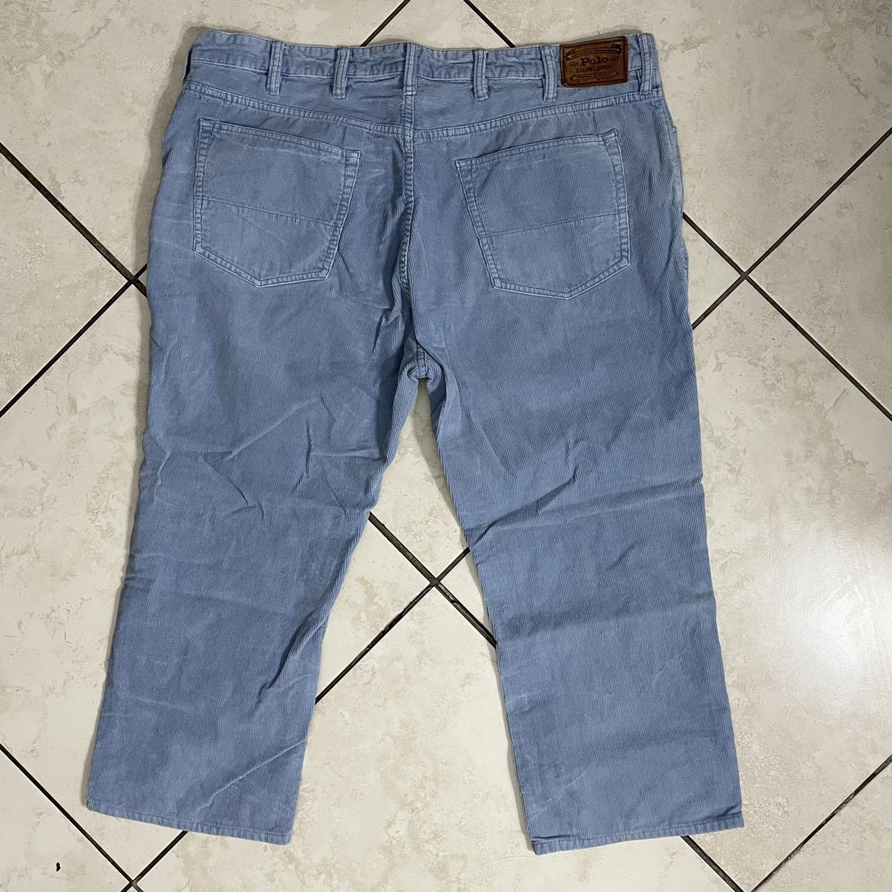 Polo Ralph Lauren corduroy pants, baggy fit... - Depop
