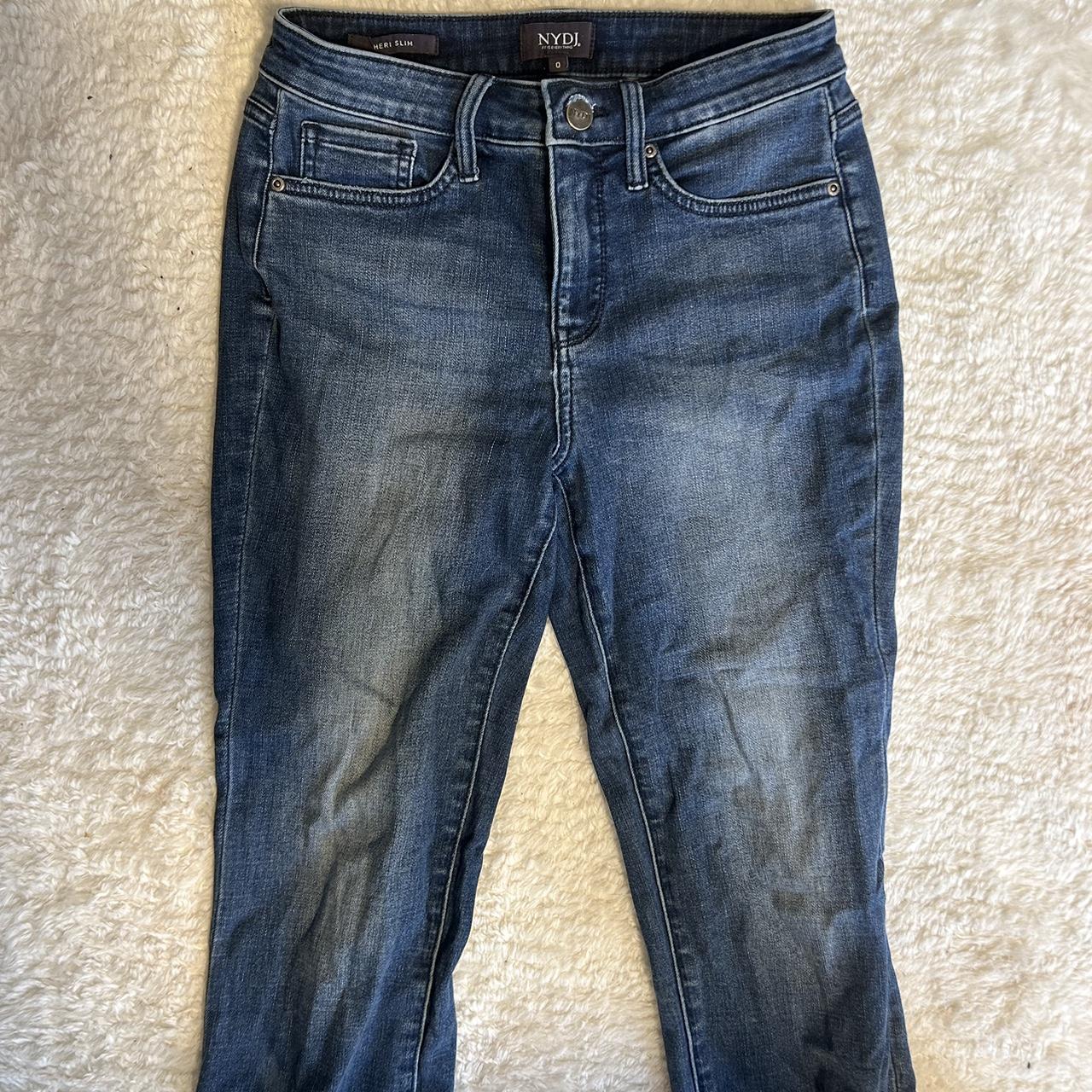 authentic NYDJ sheri slim skinny jeans these retail... - Depop