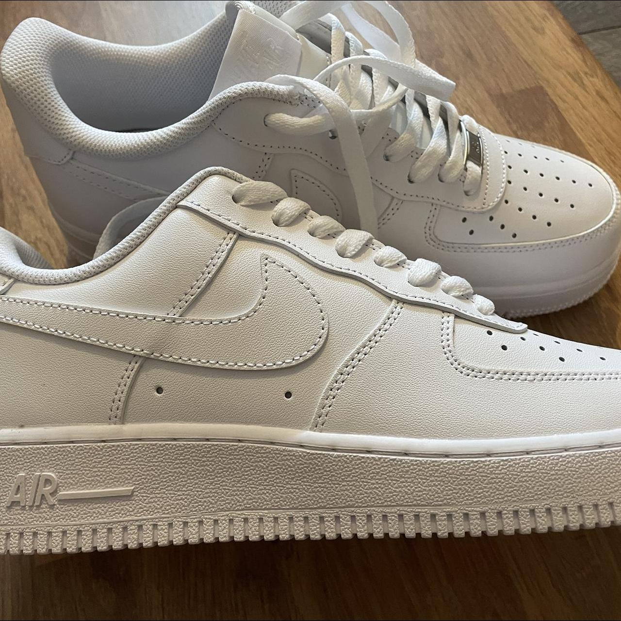 Nike air force 1 triple white. Unworn brand new with... - Depop