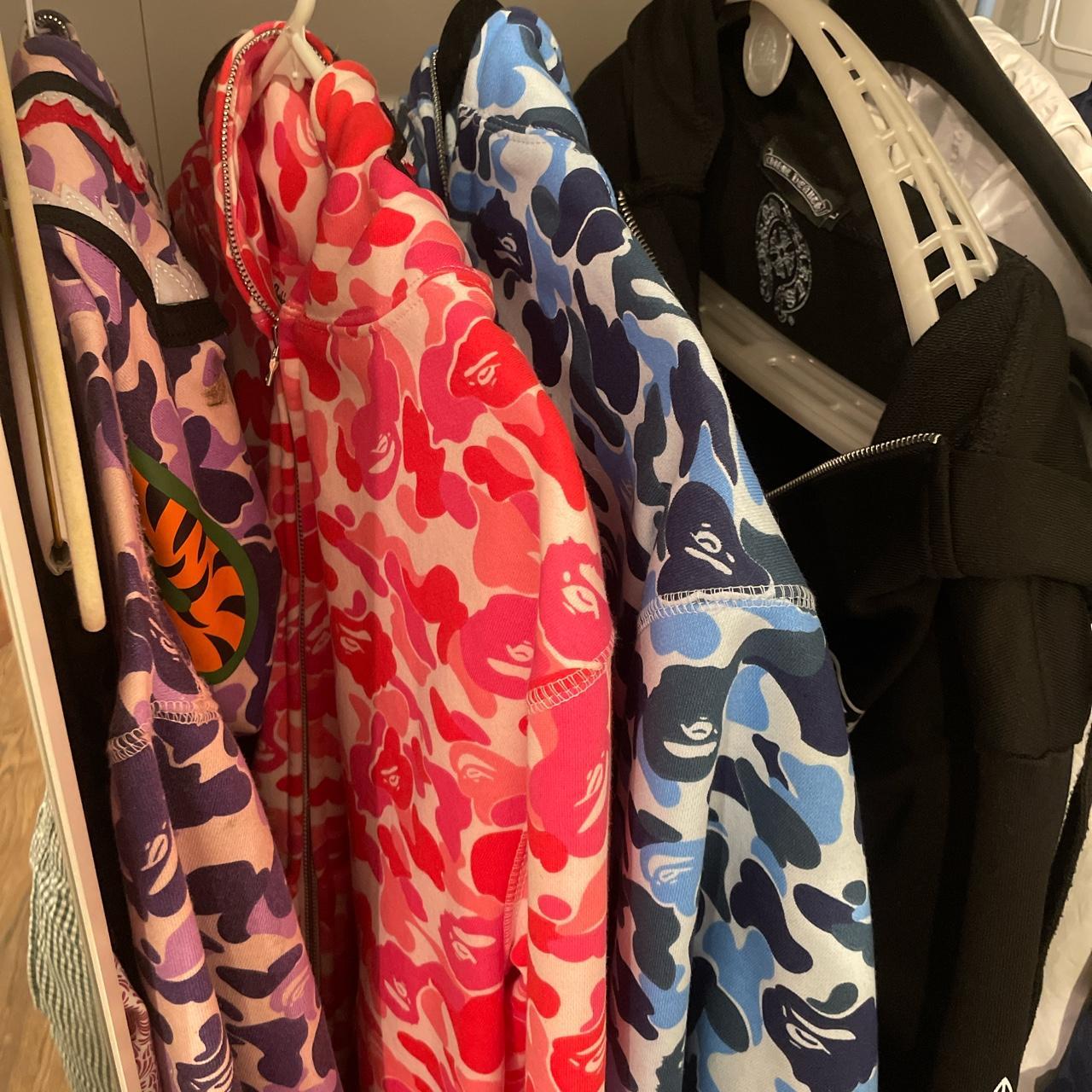 bape hoodies, chrome heart hoodie, dm for individual... - Depop