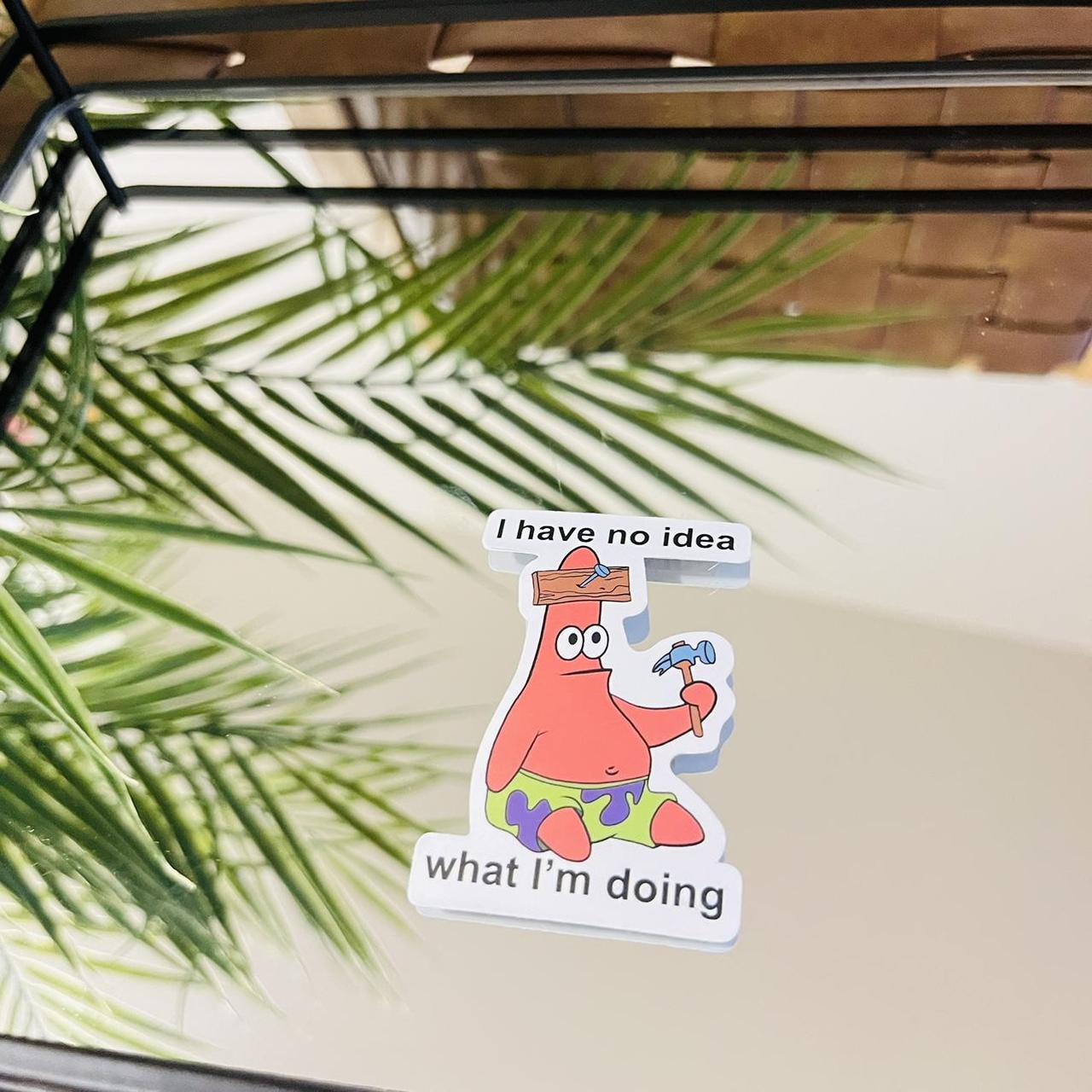 Pink and White Stickers | Depop