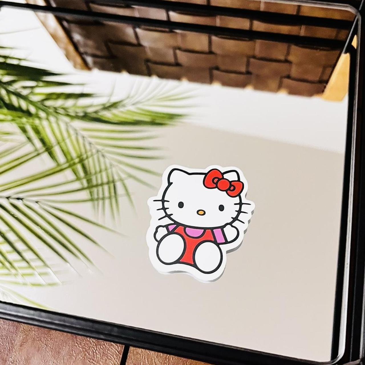 Hello Kitty White and Pink Stickers | Depop