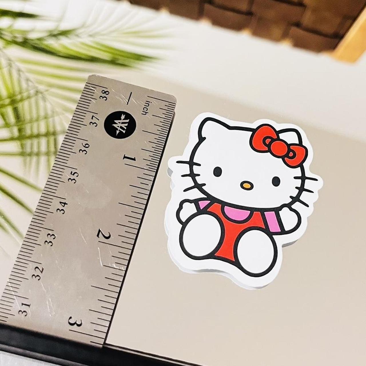 Hello Kitty White and Pink Stickers | Depop