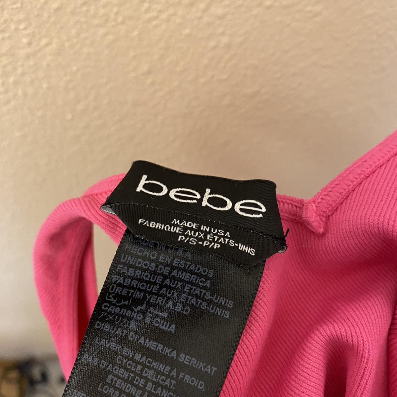 Bebe Women's Pink Dress | Depop
