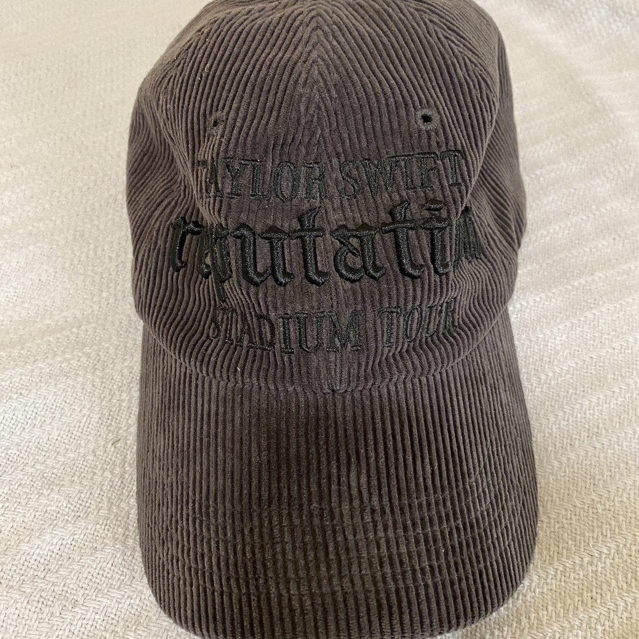 taylor swift reputation hat🖤 rare find!! black... - Depop