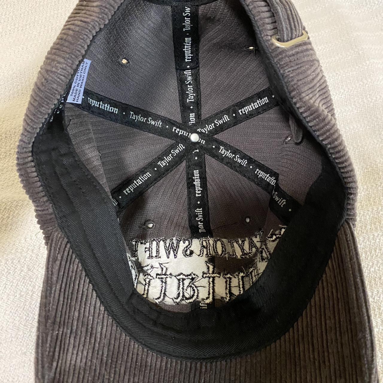 taylor swift reputation hat🖤 rare find!! black... - Depop