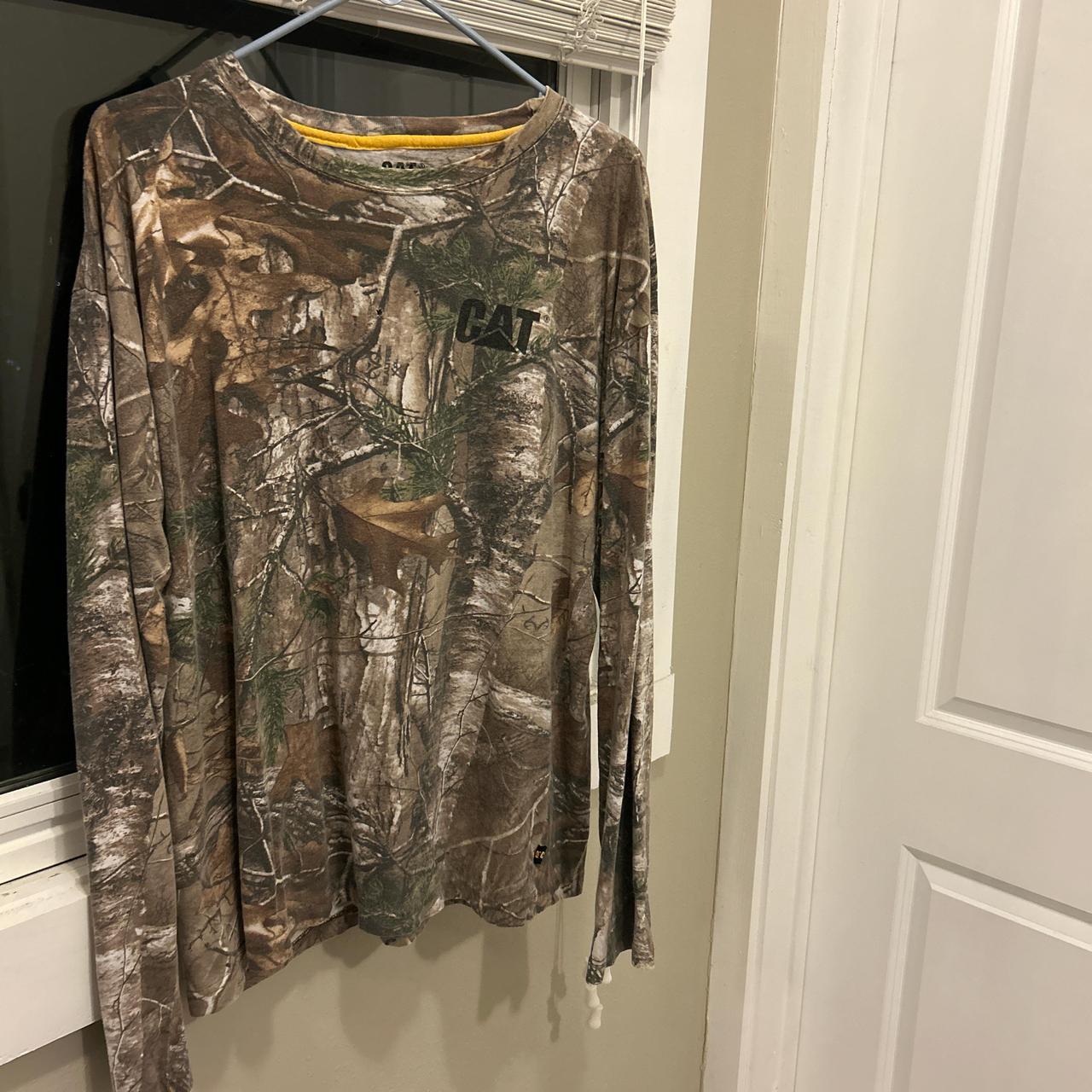 CAT Realtree Longsleeve Shirt has some minor holes... | Depop