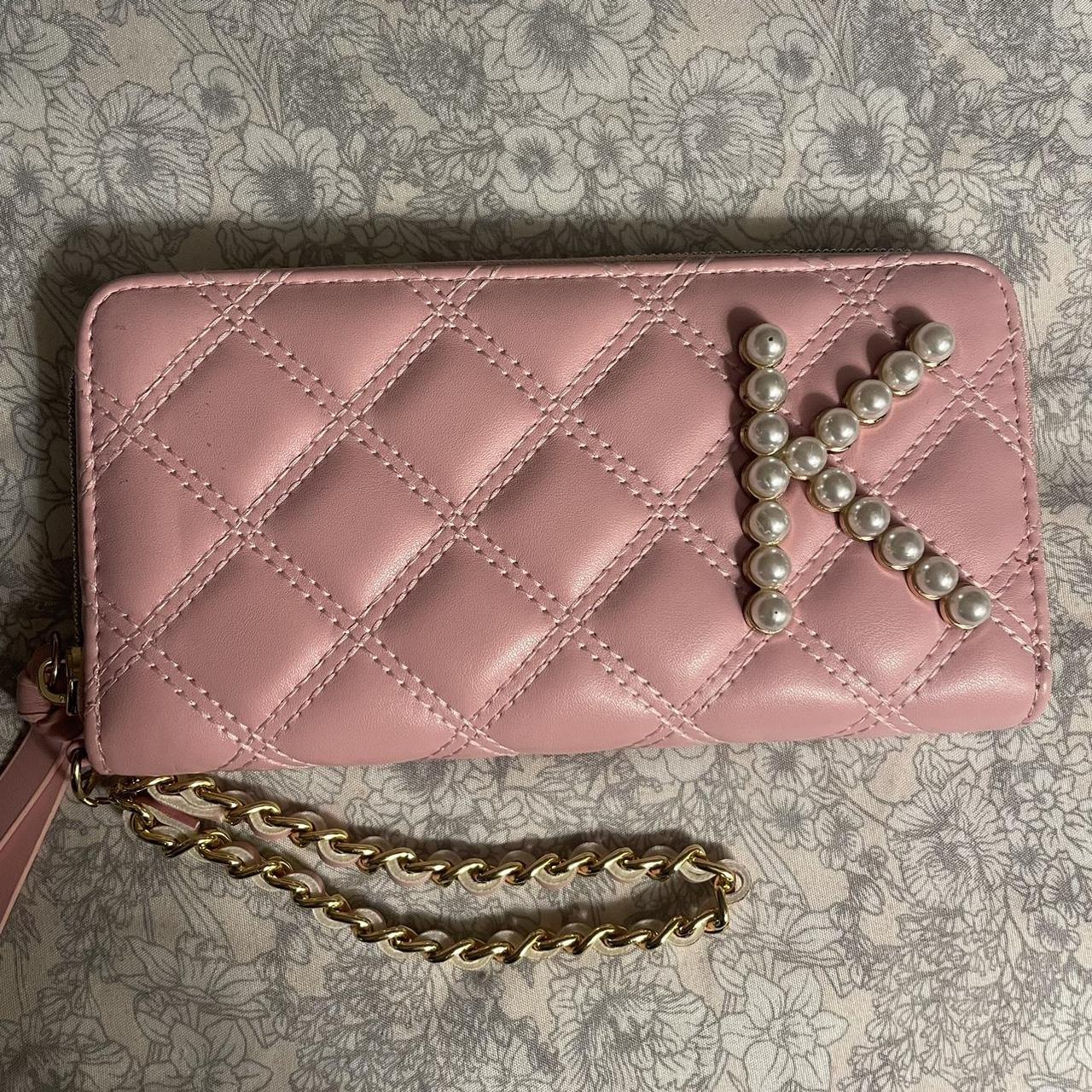 Pink Wallet \ Purse 👛 Cute pink color. The K is... - Depop