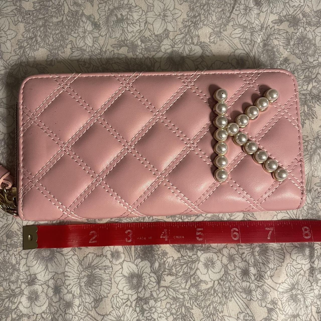 Pink Wallet \ Purse 👛 Cute pink color. The K is... - Depop