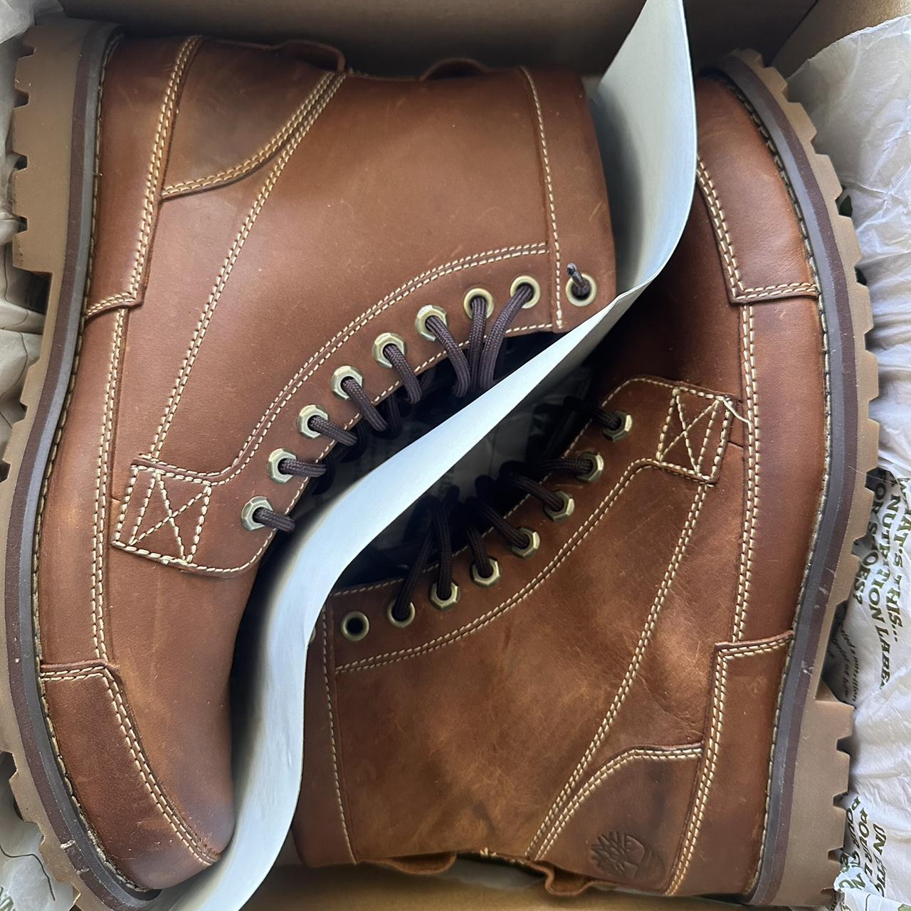 Timberland brown brand new boots Size 10 #timbs... - Depop