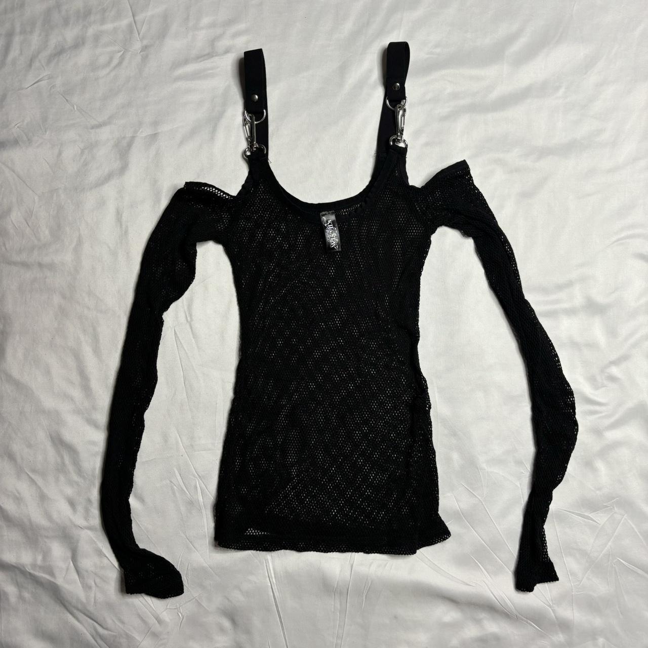 Killstar Catitude fishnet top (B) #killstar... - Depop