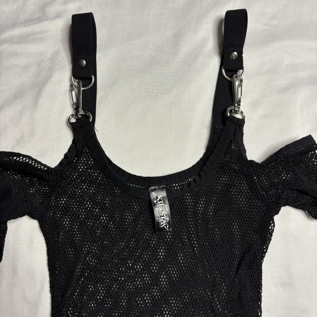 Killstar Catitude fishnet top (B) #killstar... - Depop